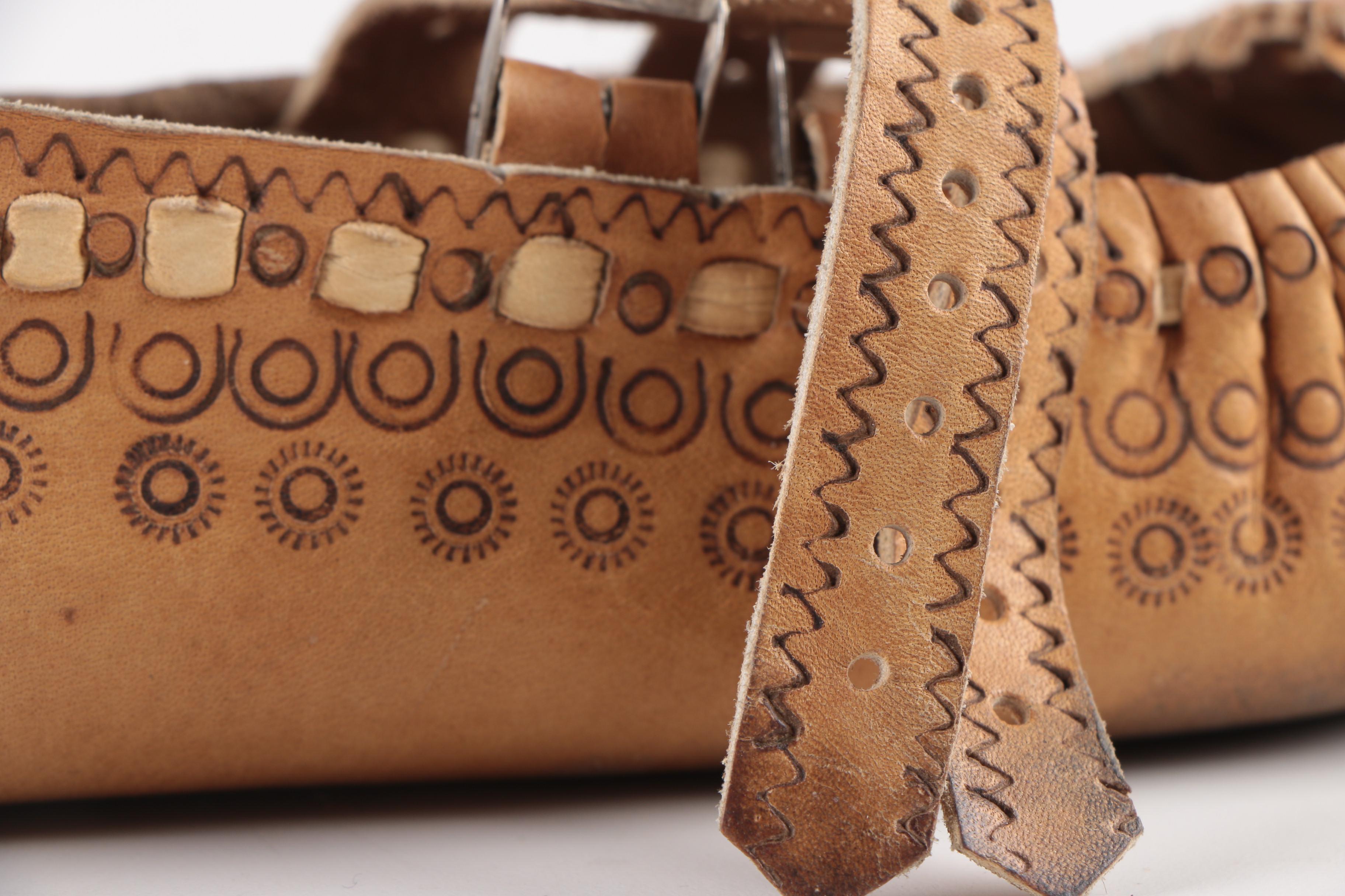 Opanke Hand Made Leather Serbian Shoes | EBTH