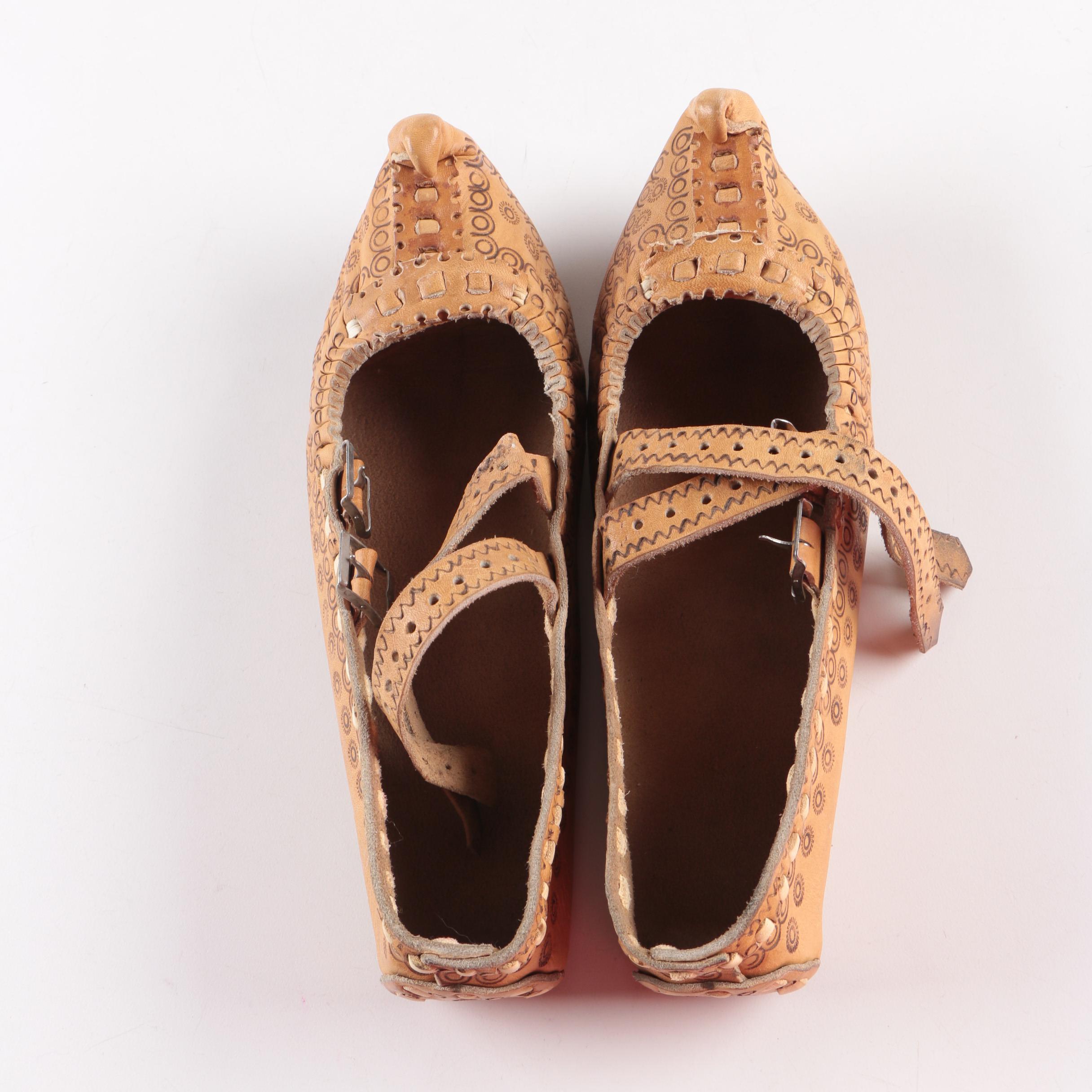 Opanke Hand Made Leather Serbian Shoes | EBTH