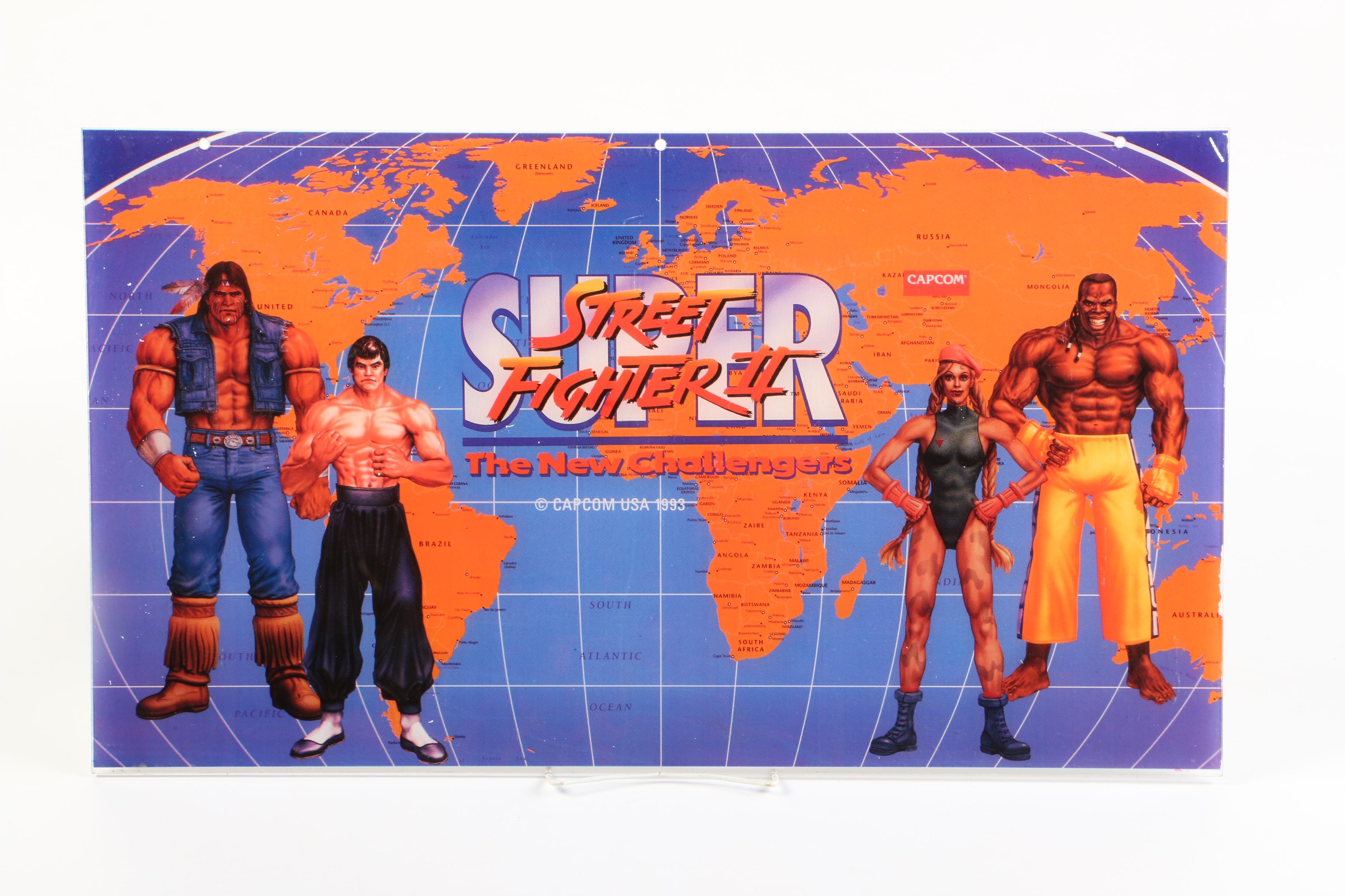 Capcom 1993 "Super Street Fighter II" and "Saturday Night Slam Masters ...