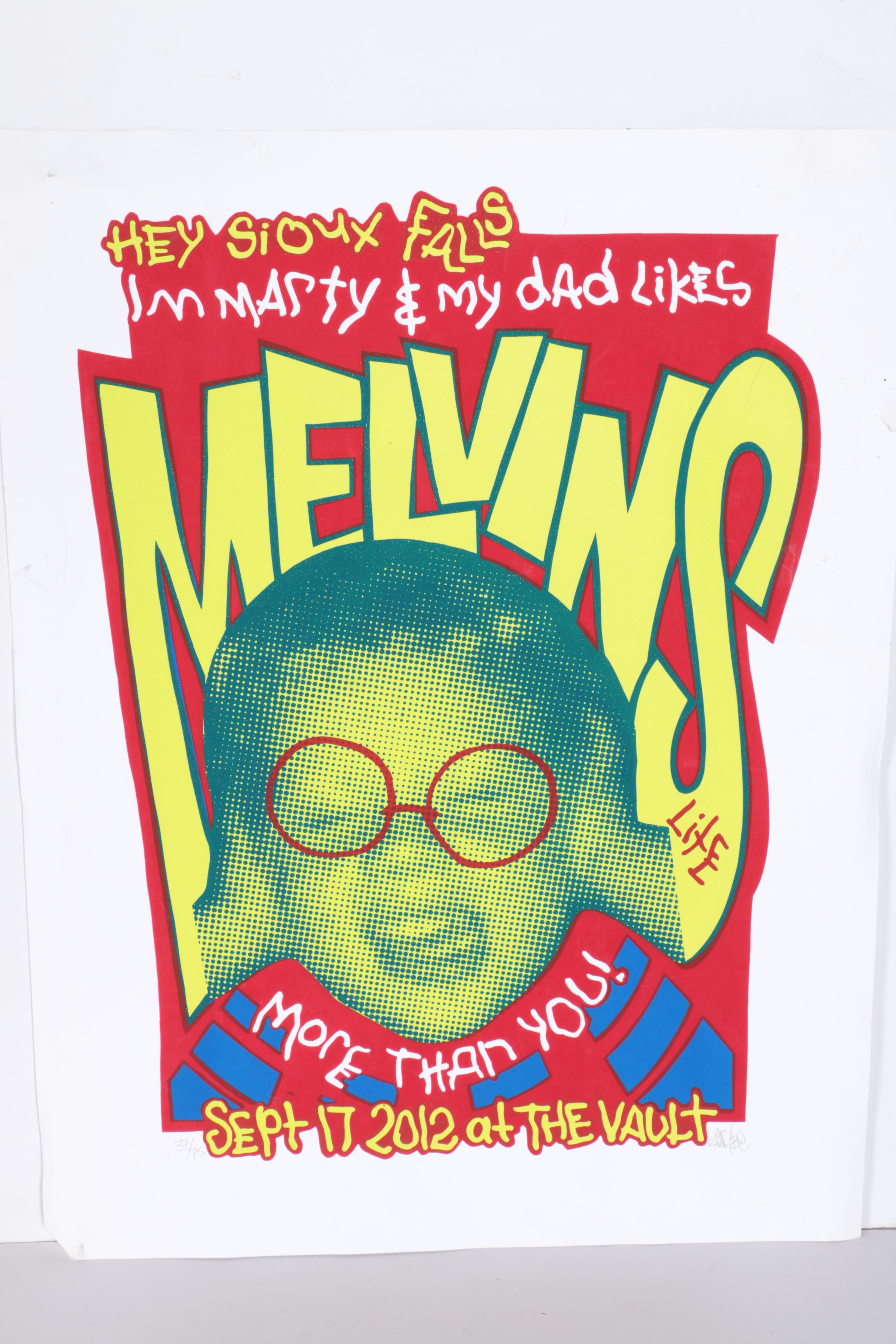 Limited Edition Melvins Concert Lithographs | EBTH