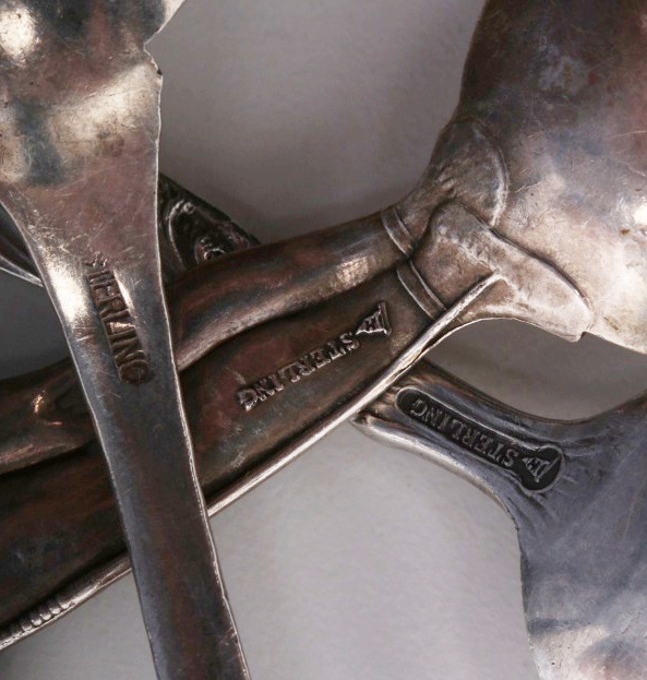 Five Vintage Sterling Silver Native American Souvenir Spoons | EBTH