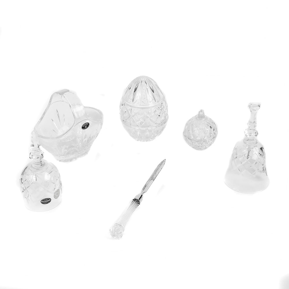Collection of Crystal Flatware and Decor | EBTH