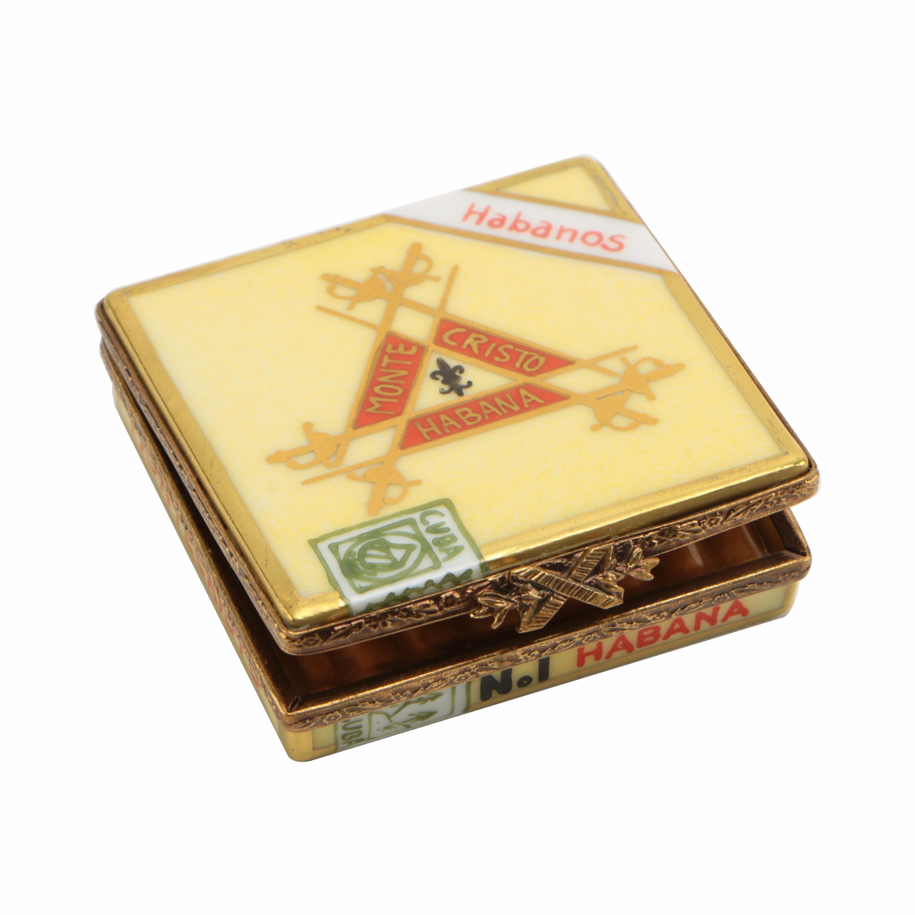 Limoges Peint Main Cigar Box trinket | EBTH