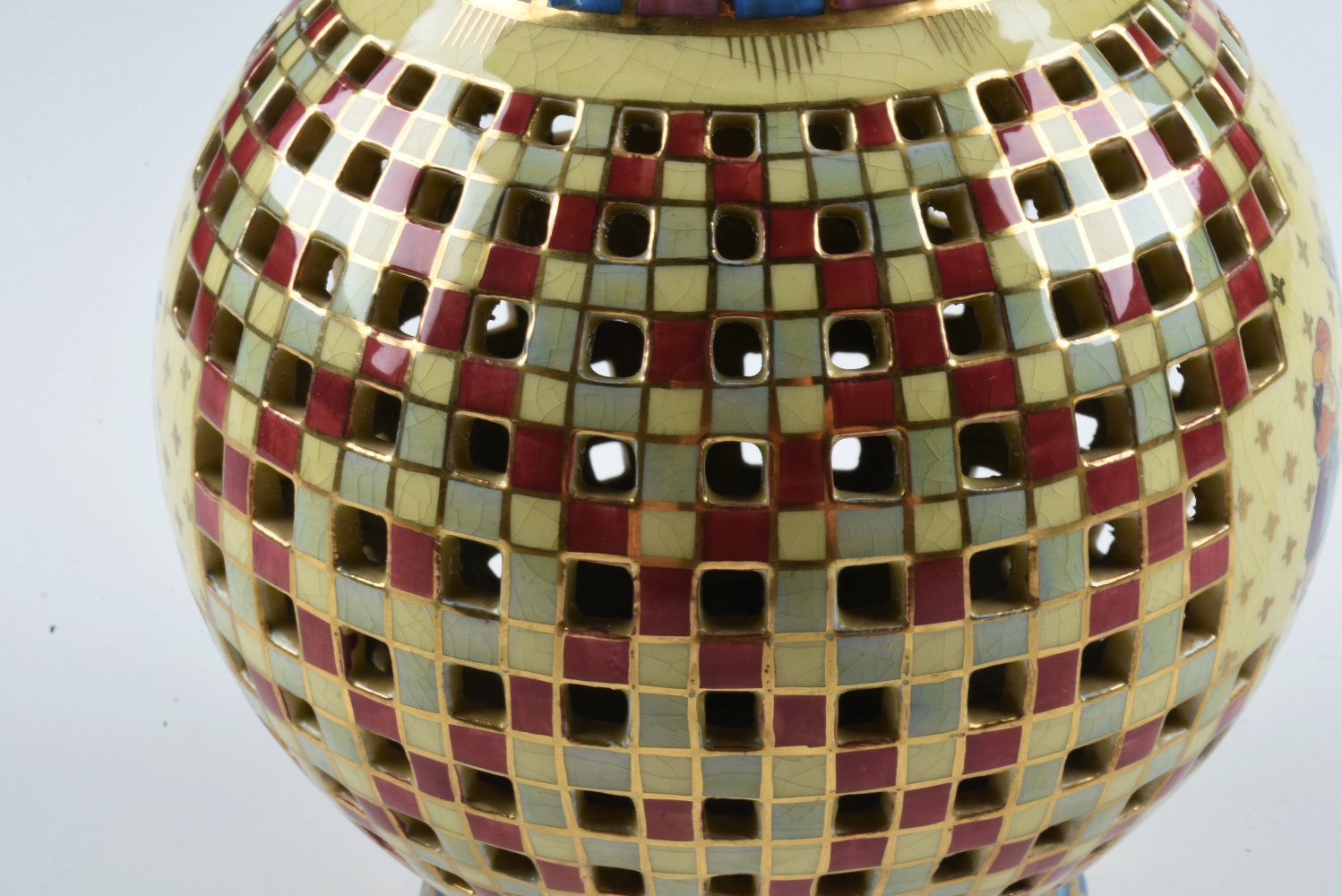 Late 19th-Century Emil Fischer Reticulated Ceramic Ewer | EBTH