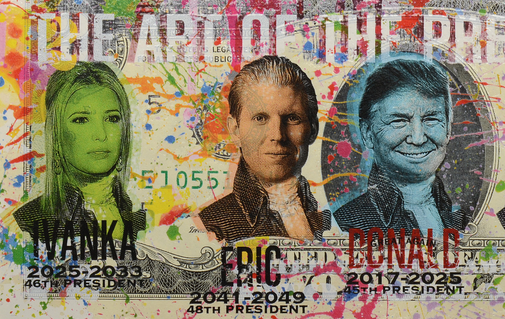 Rency Embellished Two-Dollar Bill "The Art of the Presidency" | EBTH