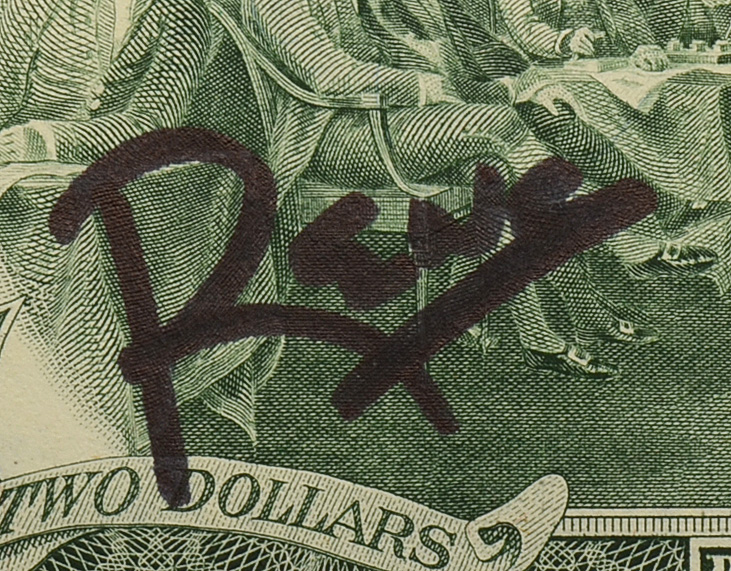 Rency Embellished Two-Dollar Bill "The Art of the Presidency" | EBTH