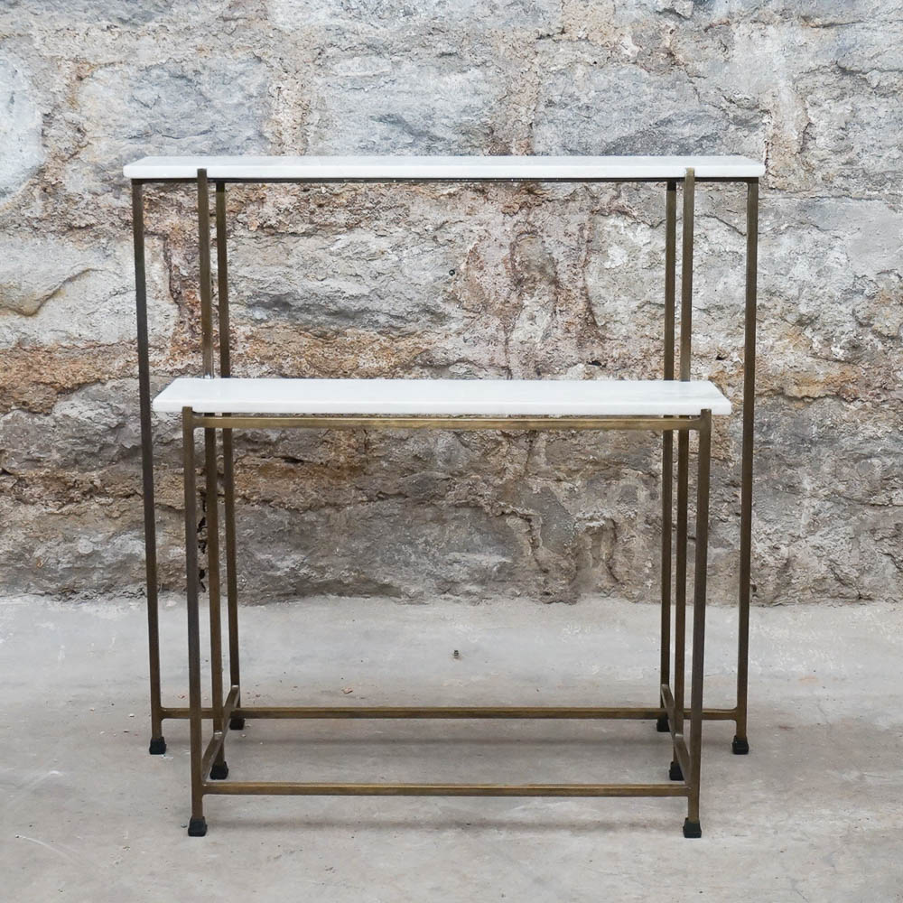 Marble-Topped Display Shelves | EBTH