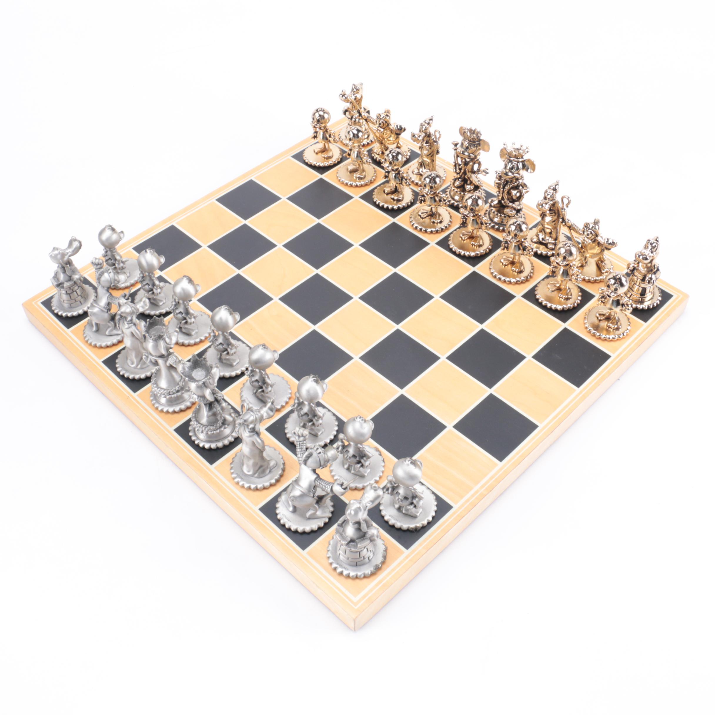 Disney Collector's Chess Set by Fort | EBTH