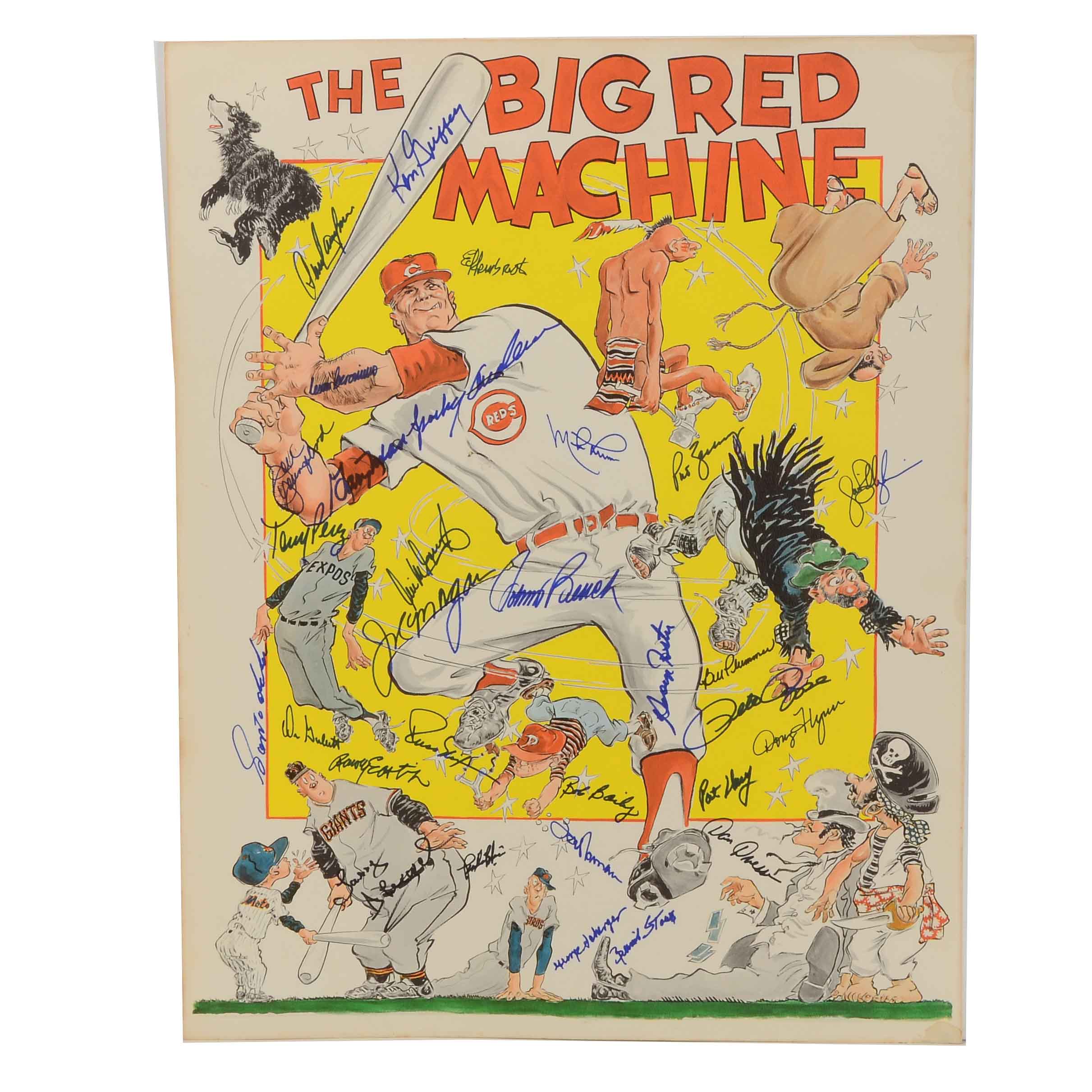 Big Red Machine Signed Poster | EBTH