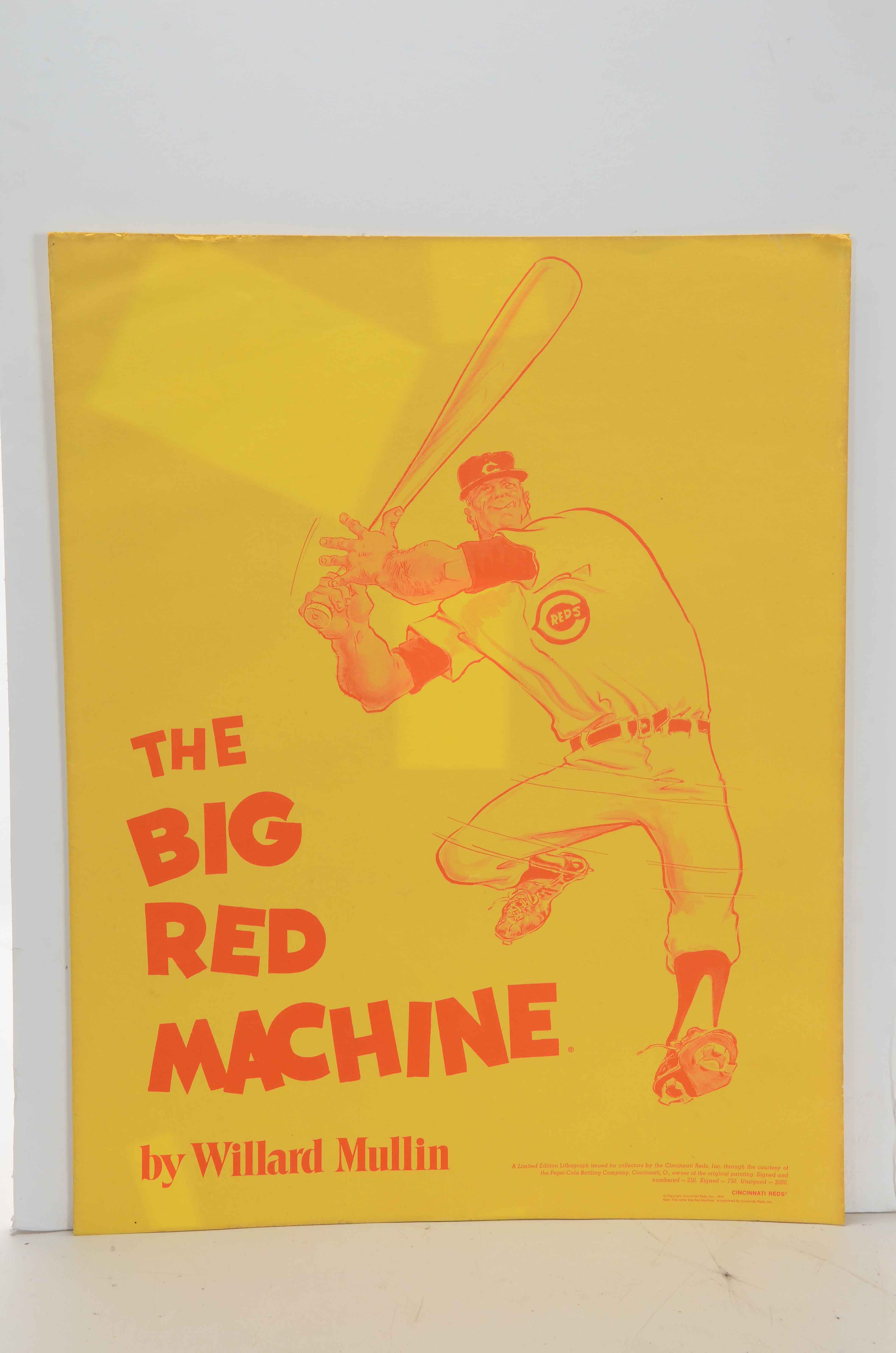Big Red Machine Signed Poster | EBTH