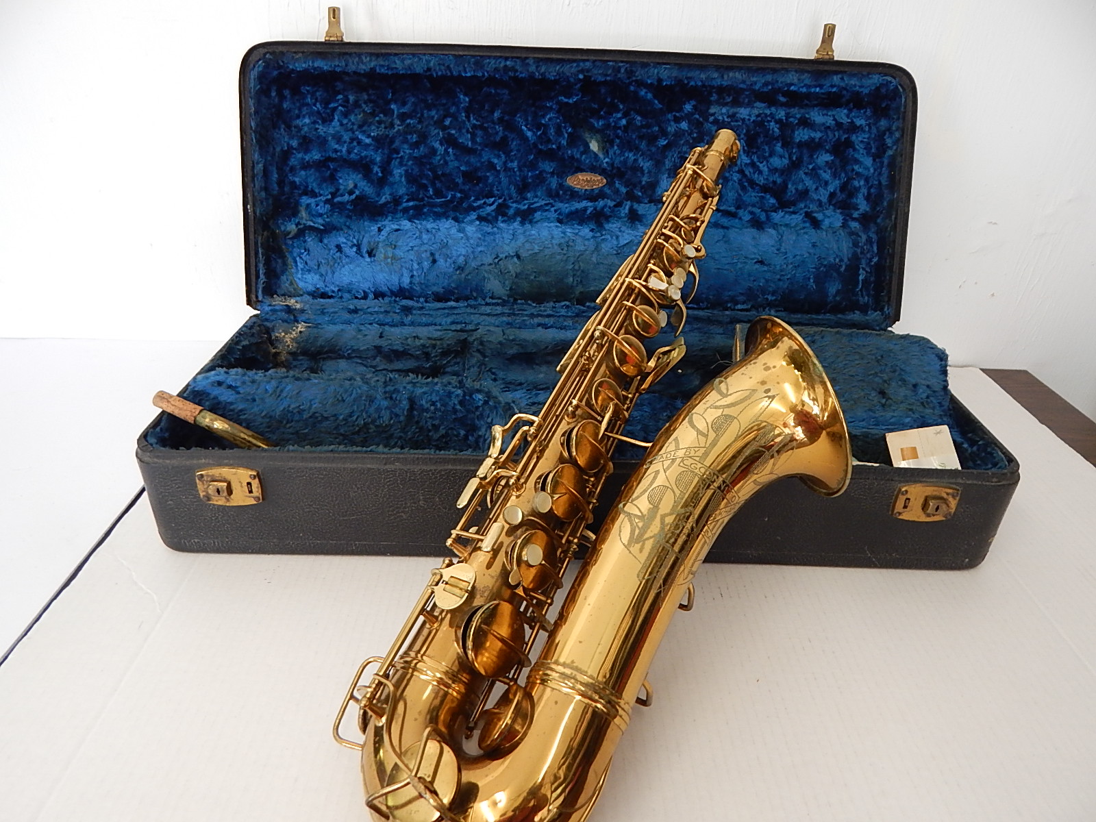 Vintage CG Conn Saxophone and Case | EBTH