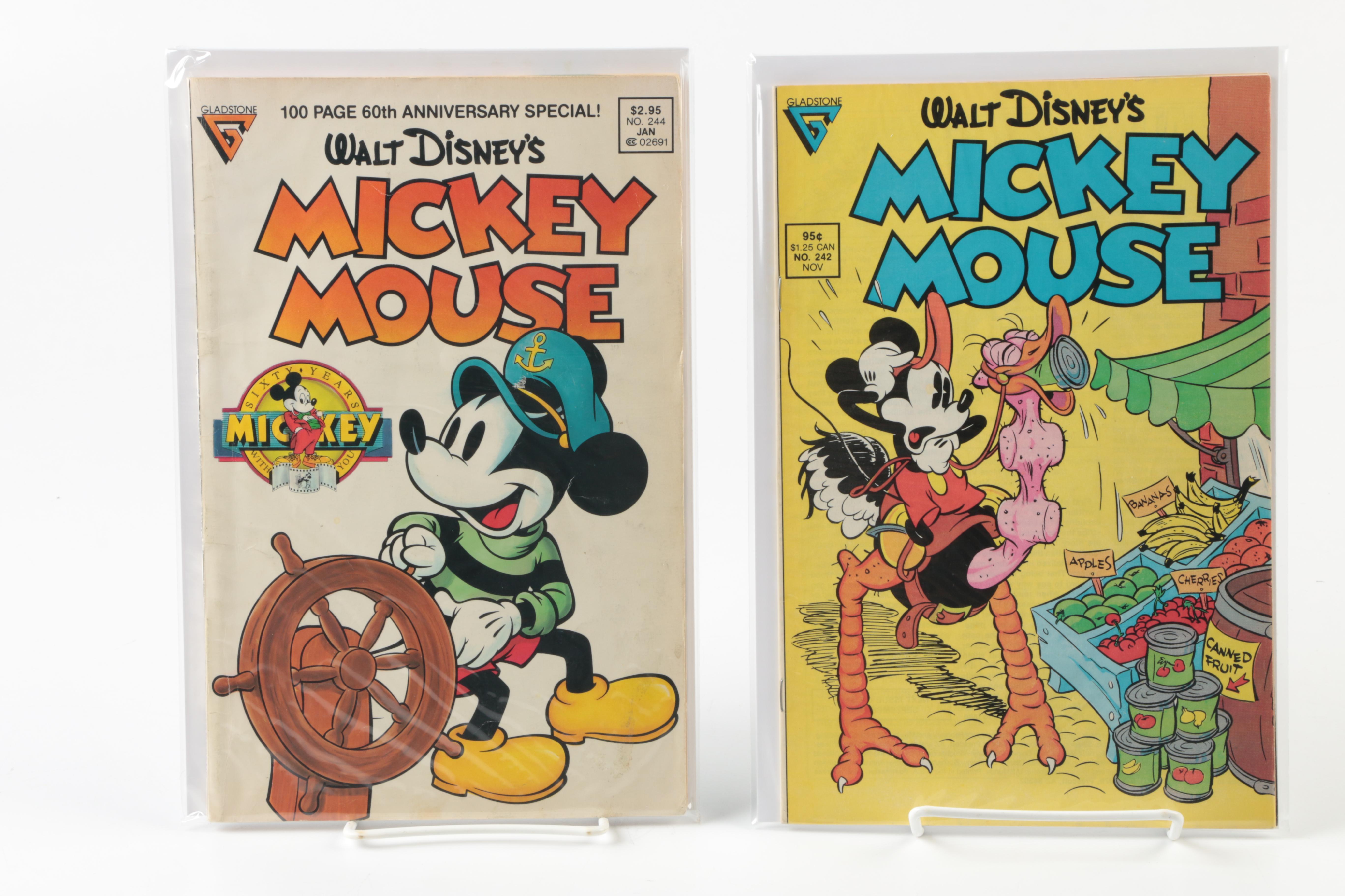 1980s "Mickey Mouse" Comic Books Including 60th Anniversary Special | EBTH