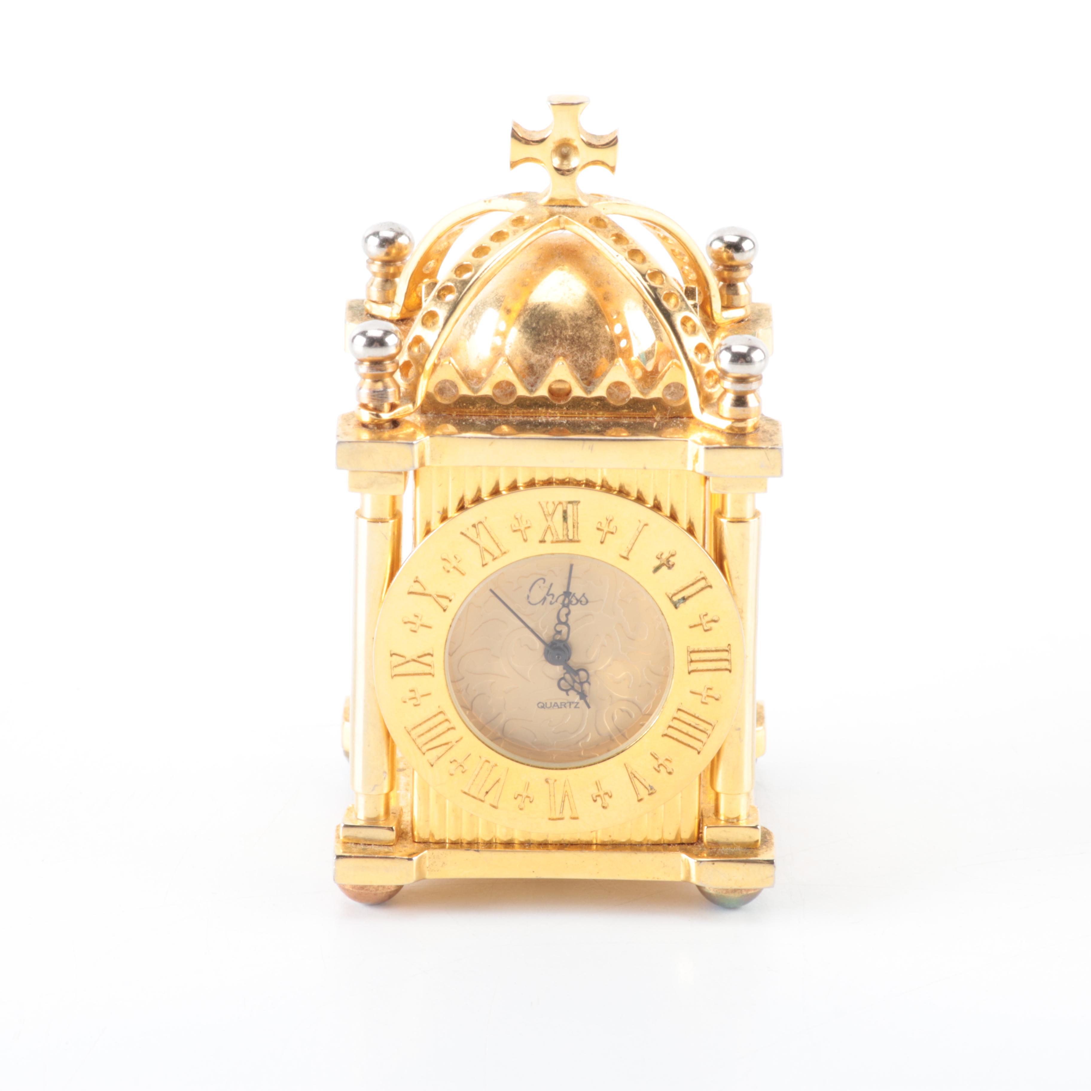 Chass Brand Quartz Miniature Shelf Clock | EBTH