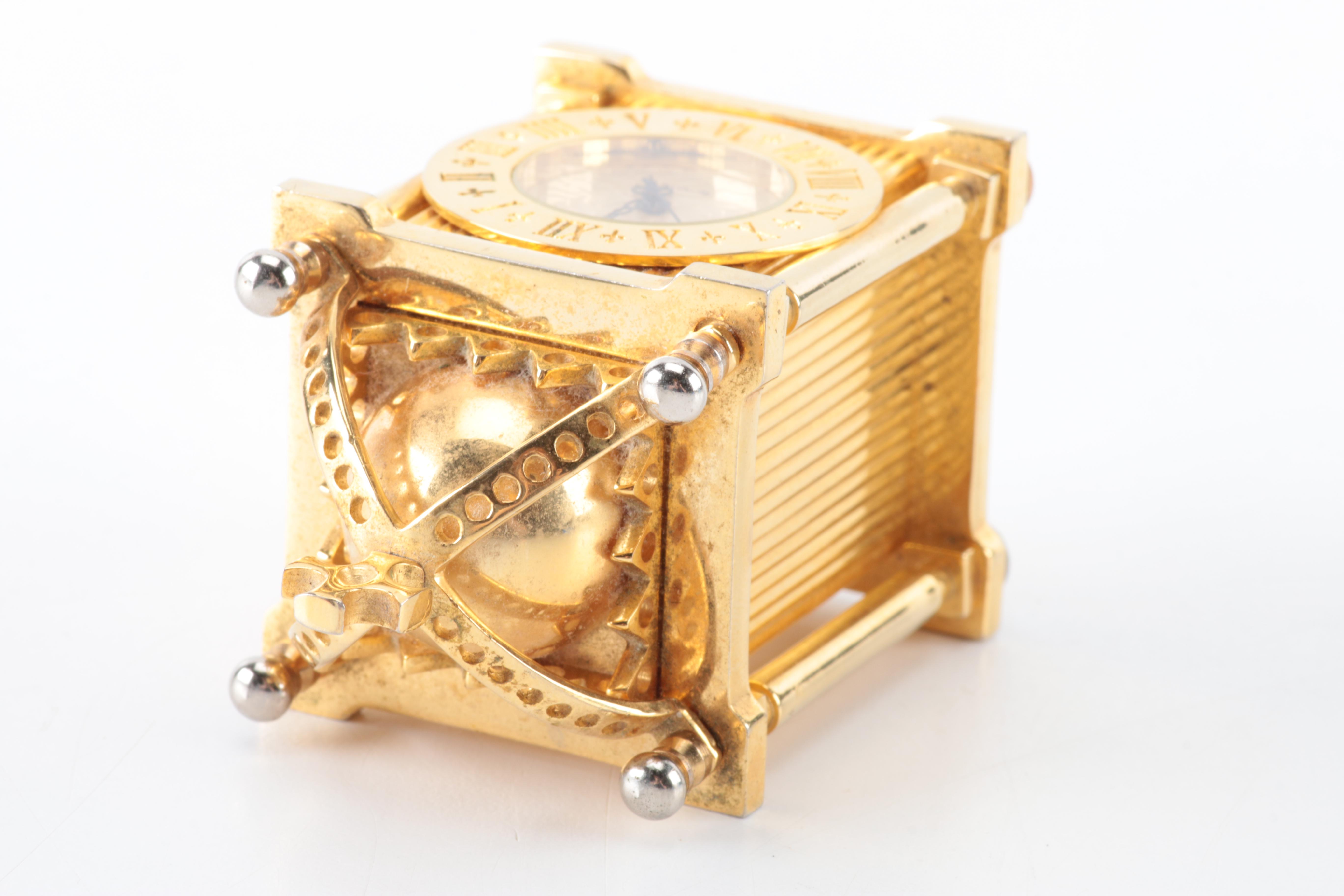 Chass Brand Quartz Miniature Shelf Clock | EBTH