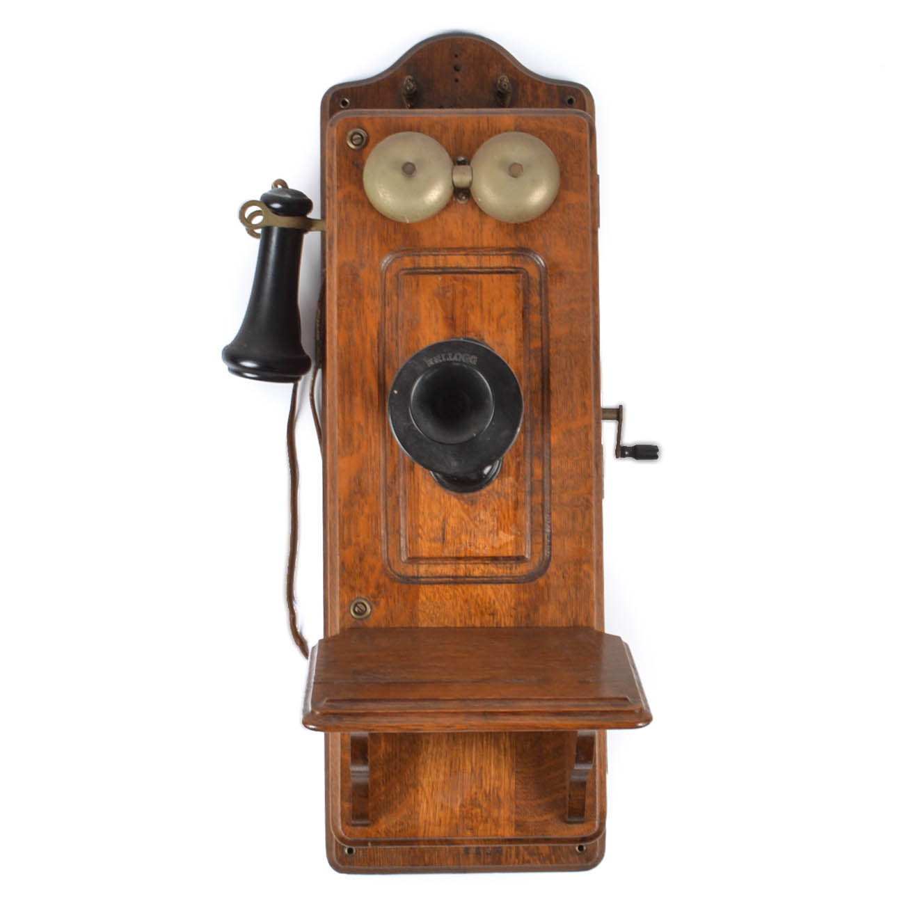 Antique Kellogg Hand-Crank Wall Phone | EBTH