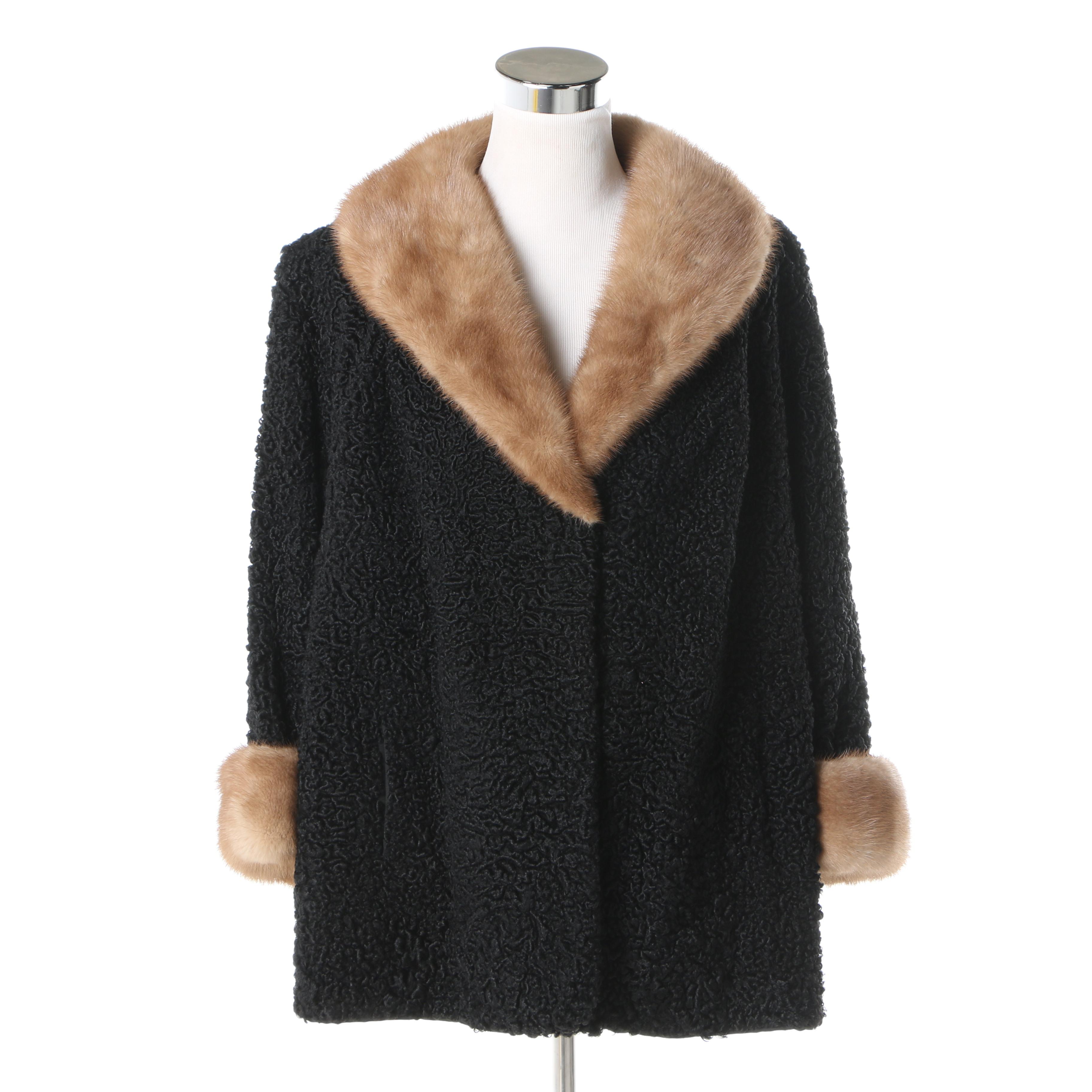 Persian Lamb and Mink Jacket From Evans Furs | EBTH