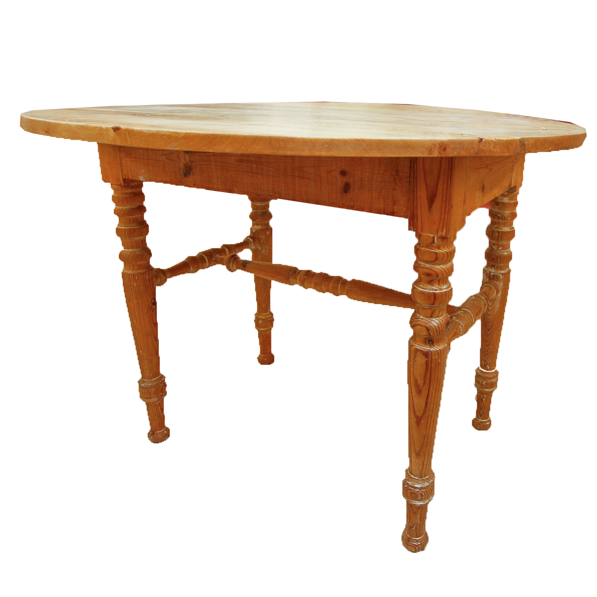 Pine Drop Leaf Farm Table | EBTH