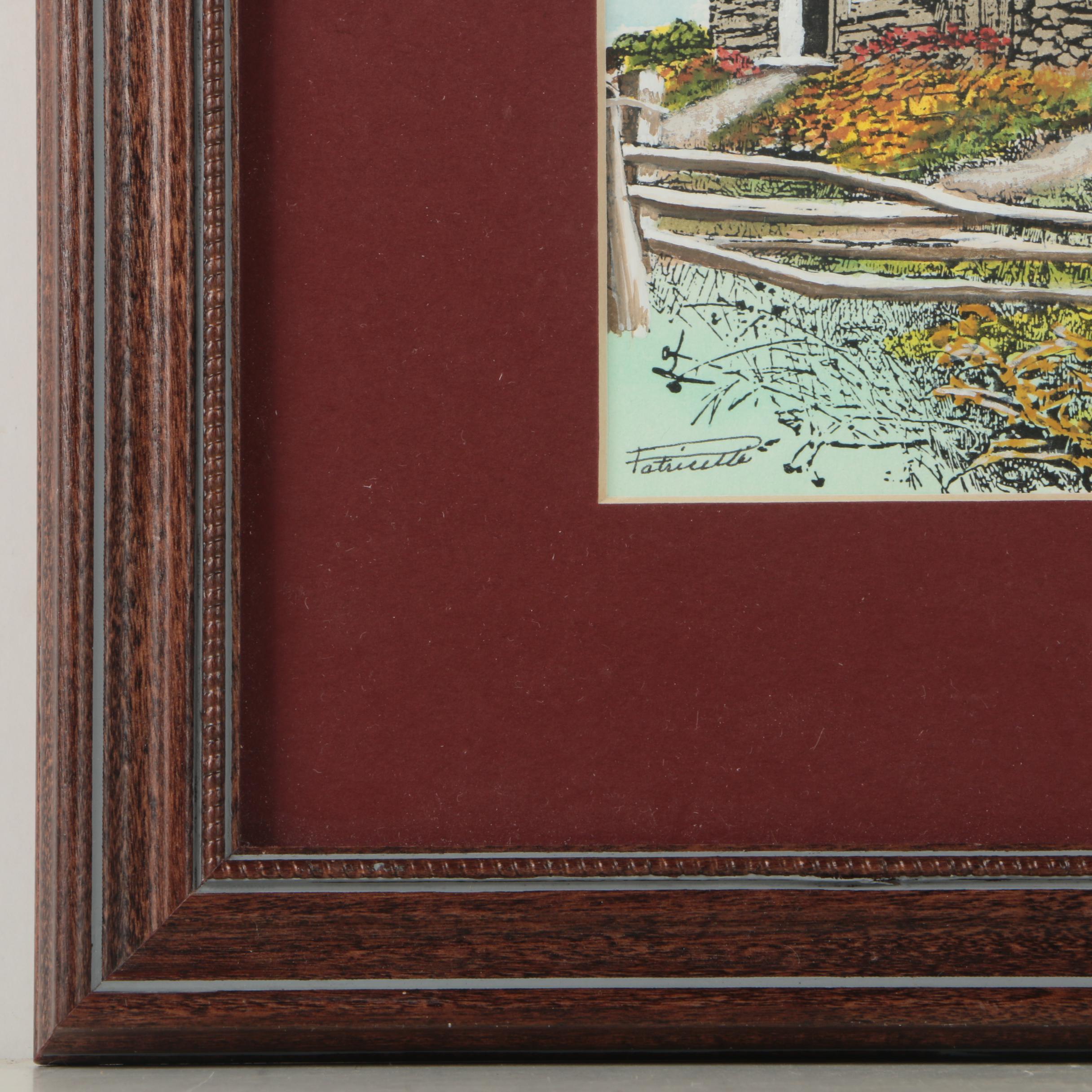 Signed Limited Edition Hand-Colored Planographic Print of Cabin | EBTH