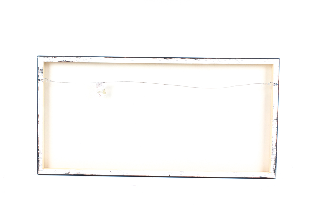 W. Saunders Art Print on Canvas "Hanging Basket" | EBTH