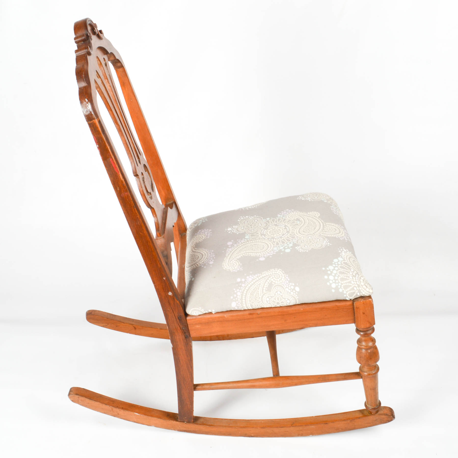 Early 20th Century Rocking Chair with Slip Seat | EBTH