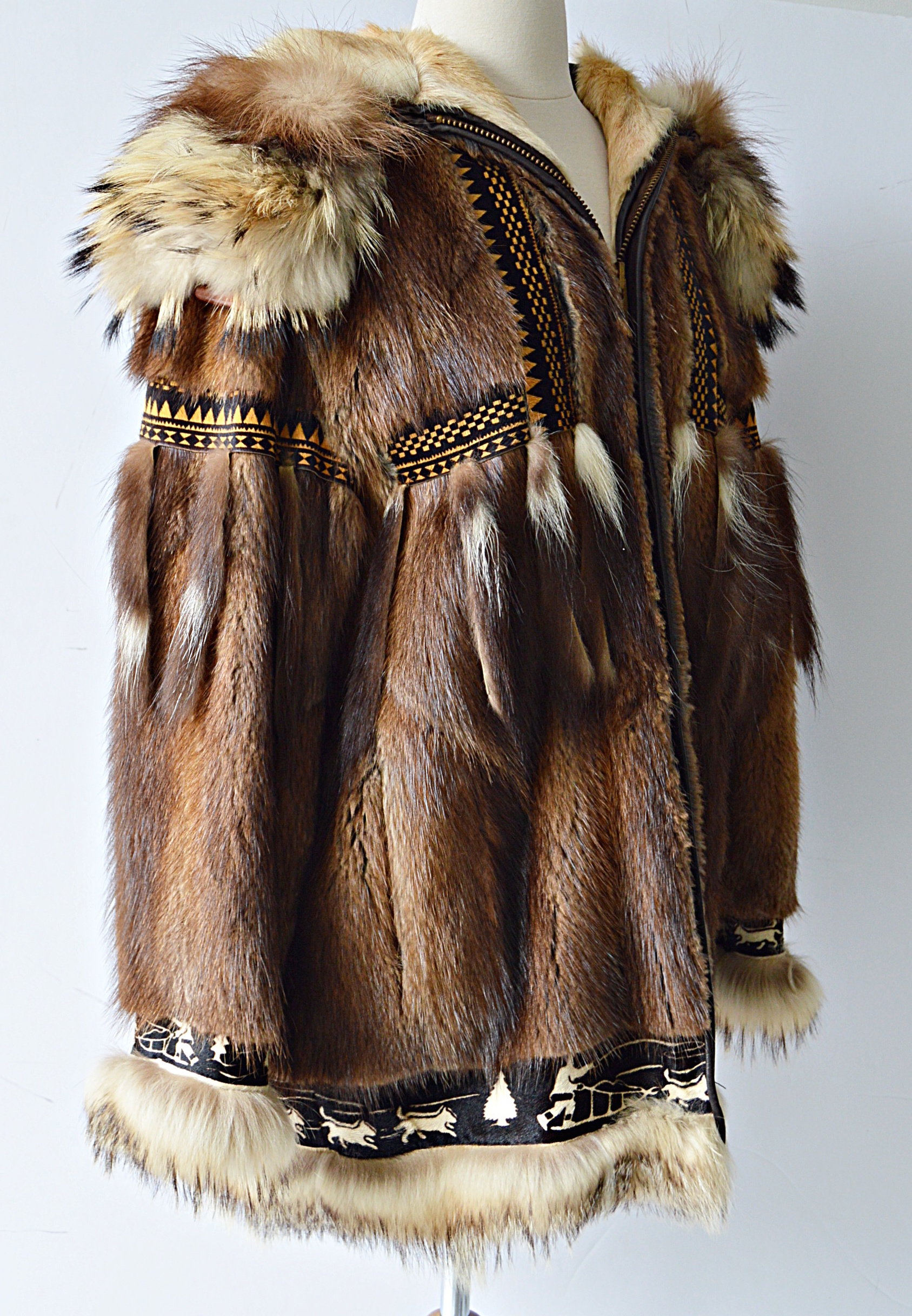 David Green Alaskan Fur Parka with Fox Trim | EBTH