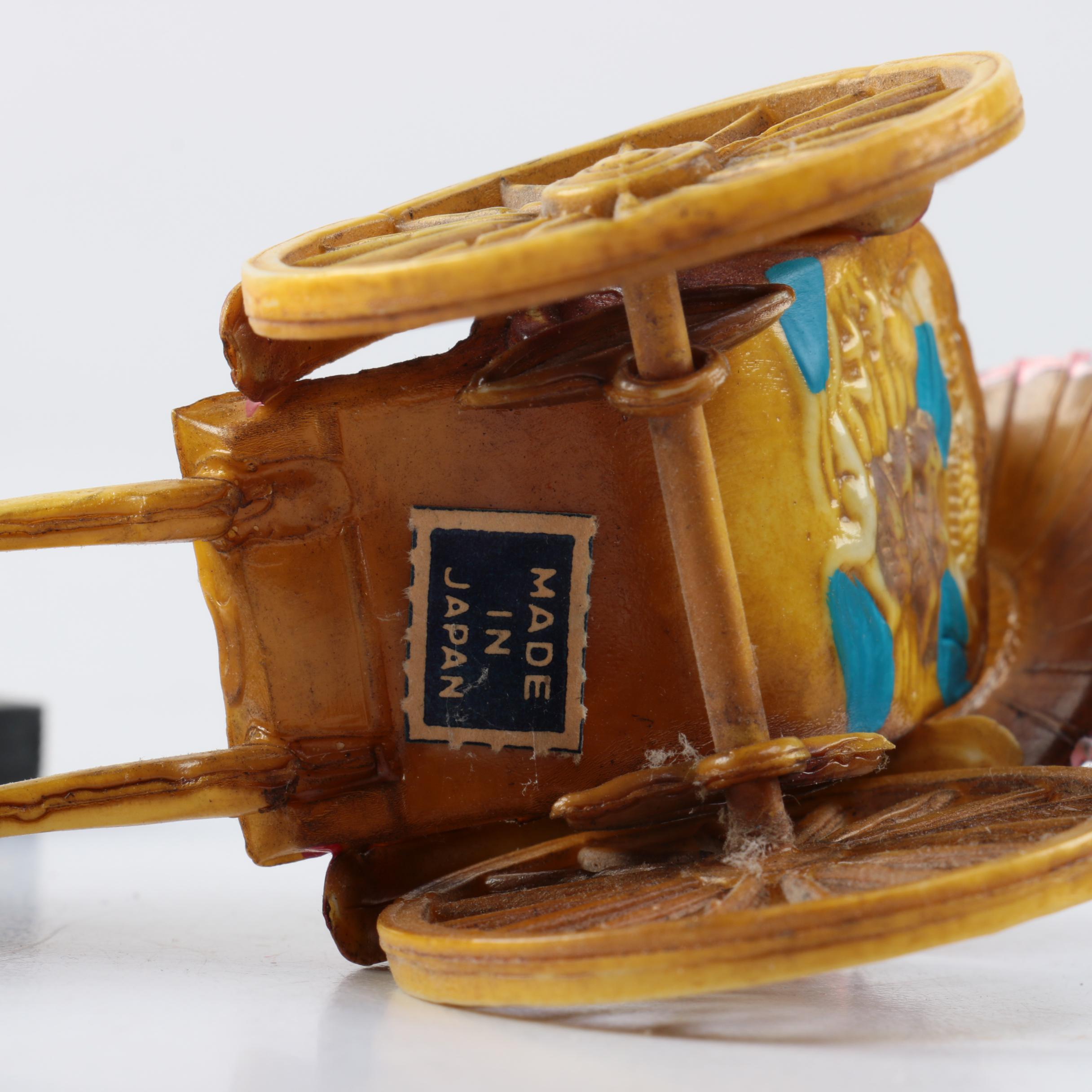 Vintage Japanese Trolley Cart Figurine | EBTH