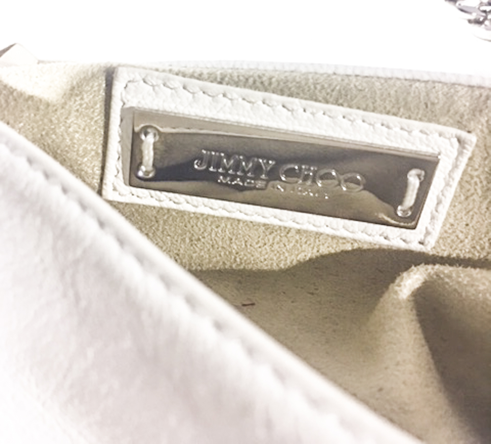 Jimmy Choo White Leather Biker Bag | EBTH