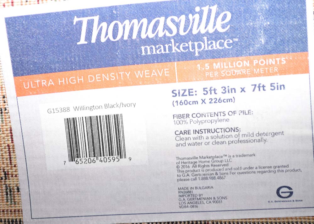 Thomasville "Wembley" Contemporary Area Rug | EBTH