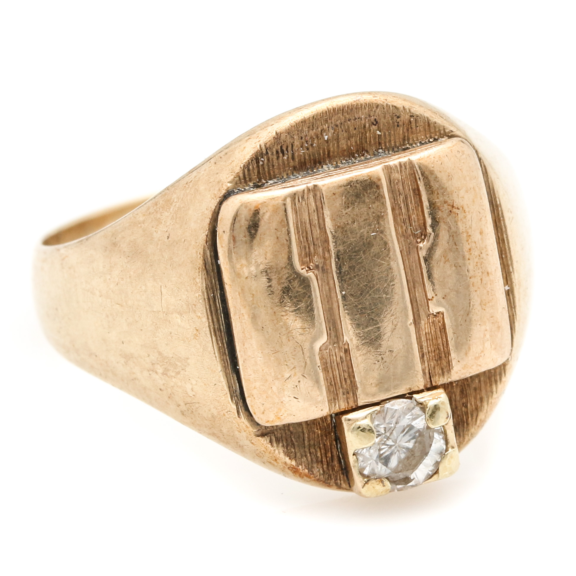 14K Yellow Gold International Harvester Service Ring | EBTH