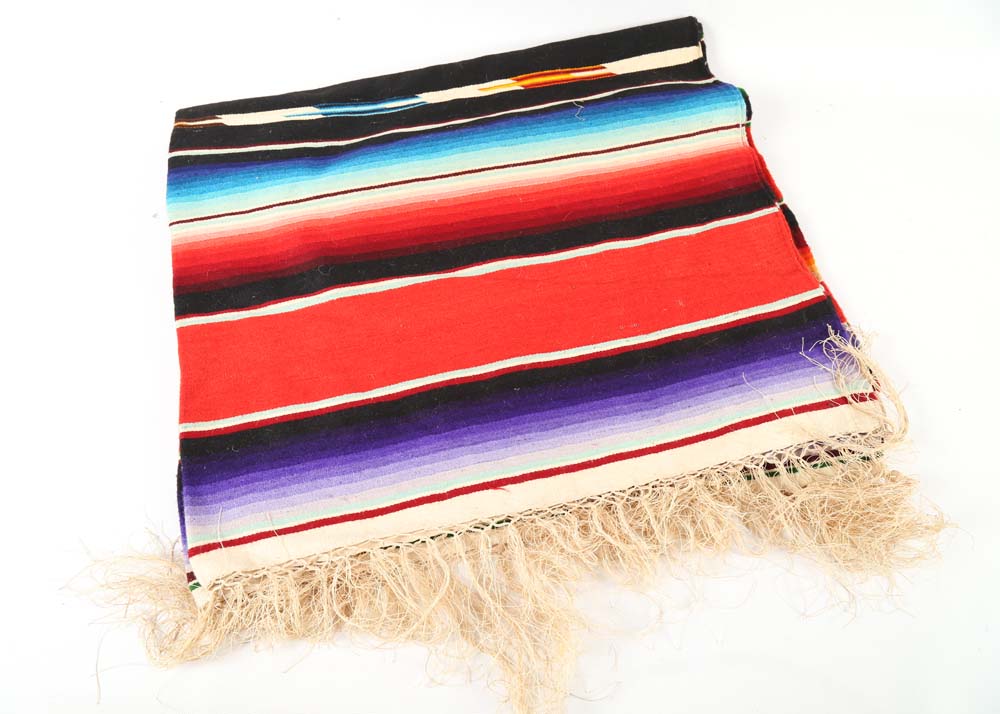 Handwoven Mexican Blankets/Serapes | EBTH