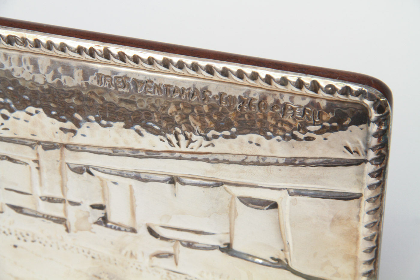 950 Silver Vintage Peruvian "Temple of the Three Windows" Picture Frame ...