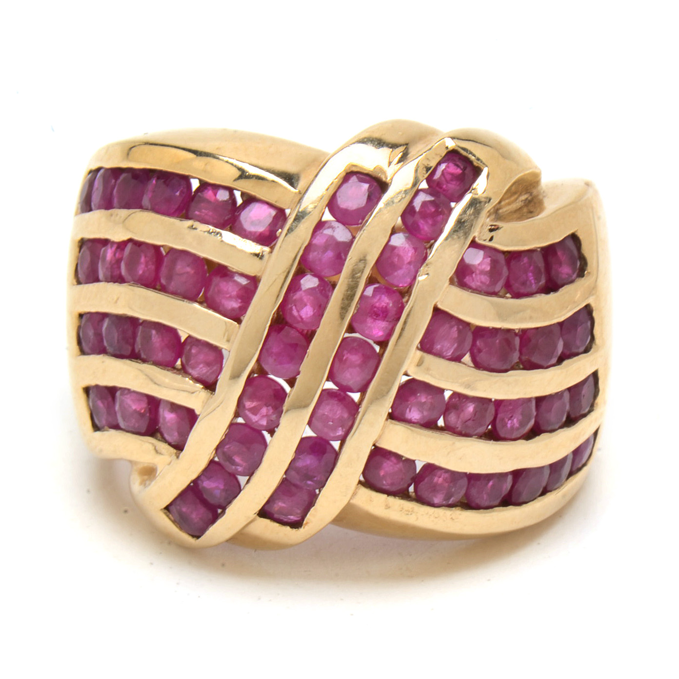 10K Yellow Gold and Ruby Ring | EBTH