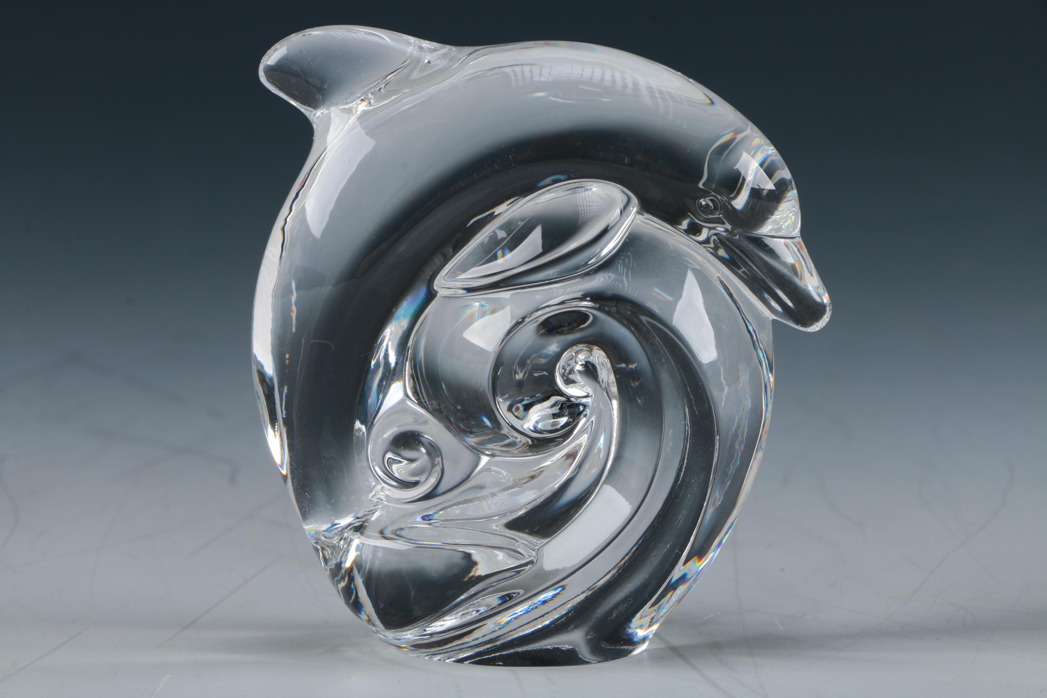 Steuben Glass Dolphin Figurine | EBTH