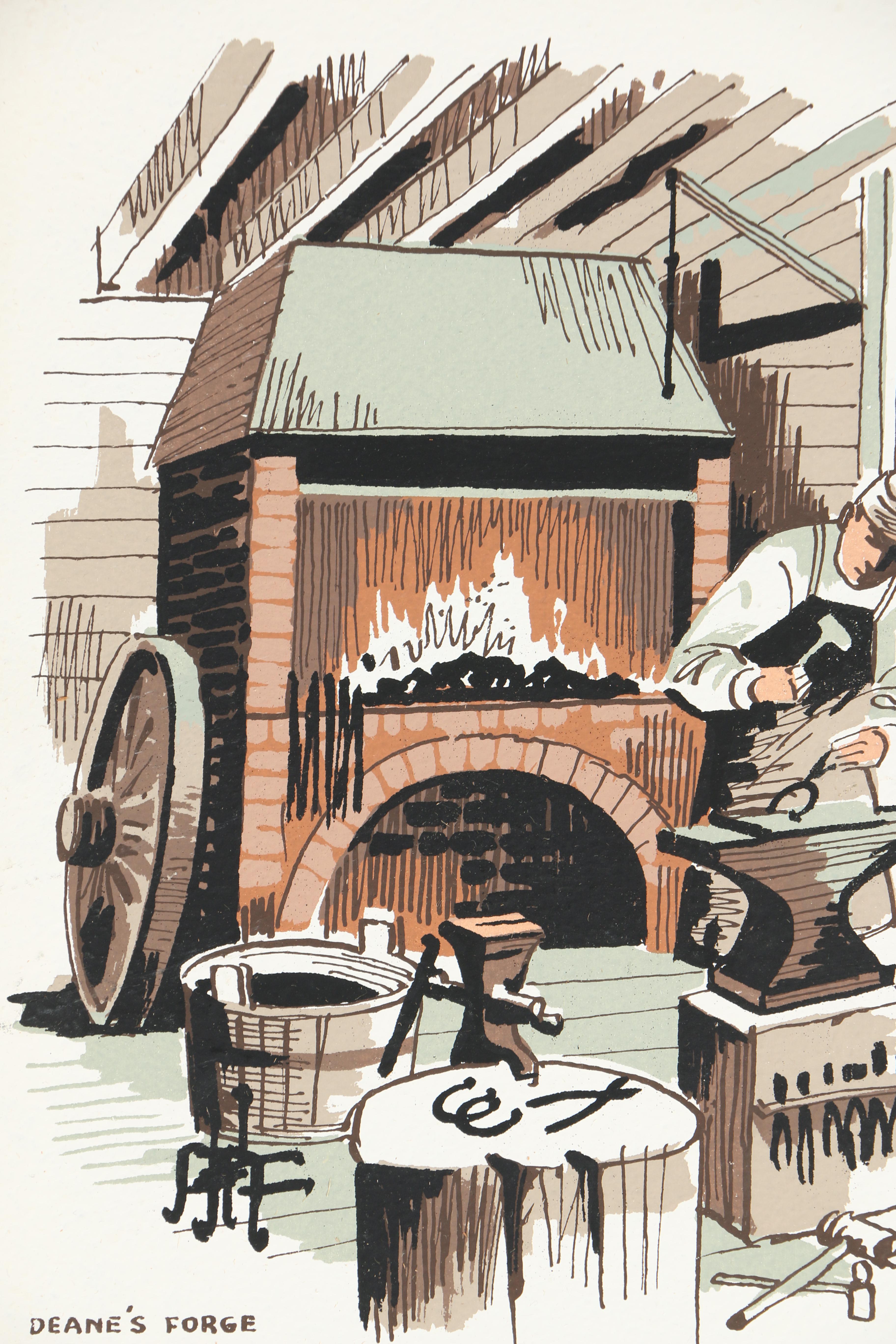 Mark Coomer Colonial Williamsburg-Themed Serigraphs | EBTH