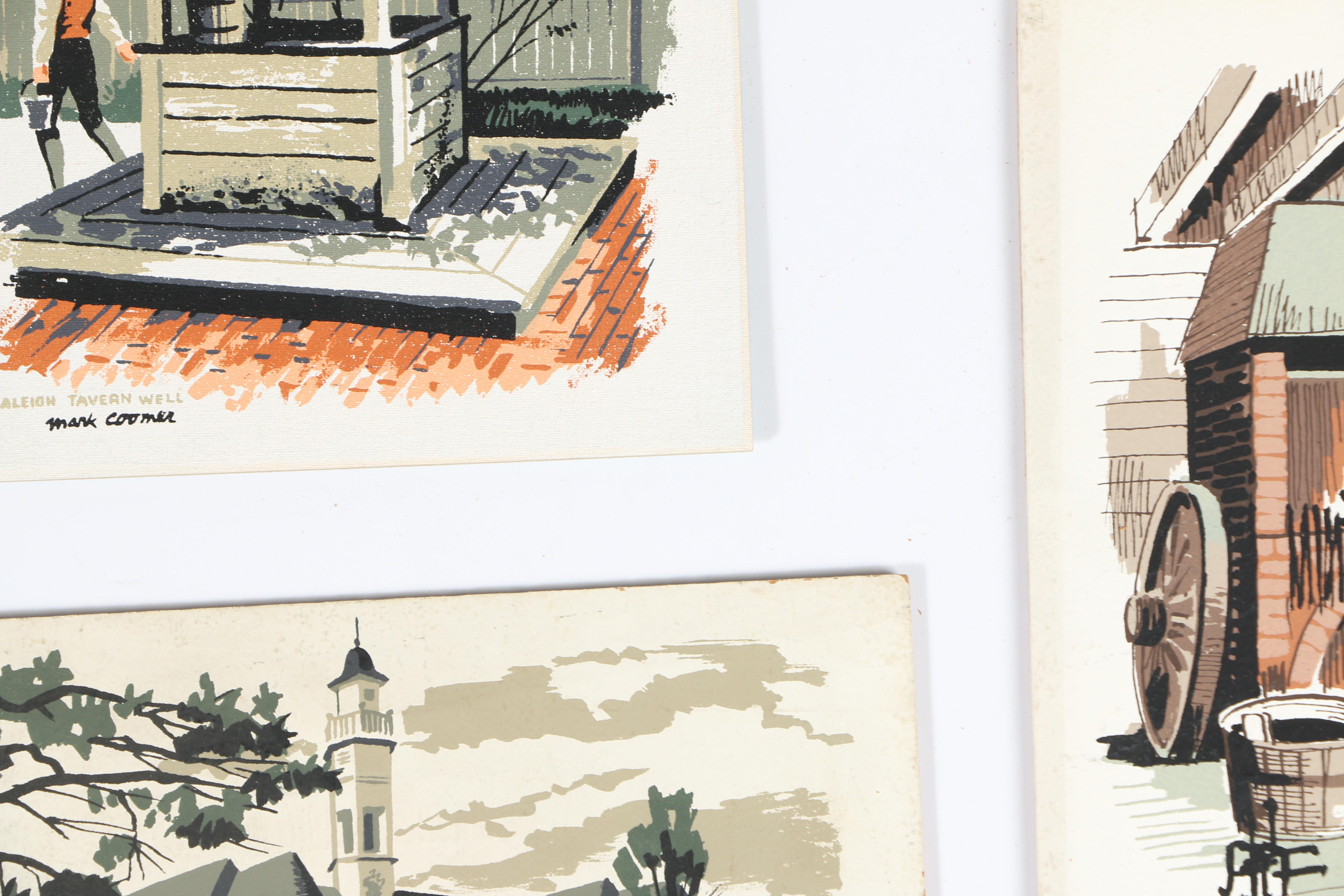 Mark Coomer Colonial Williamsburg-Themed Serigraphs | EBTH