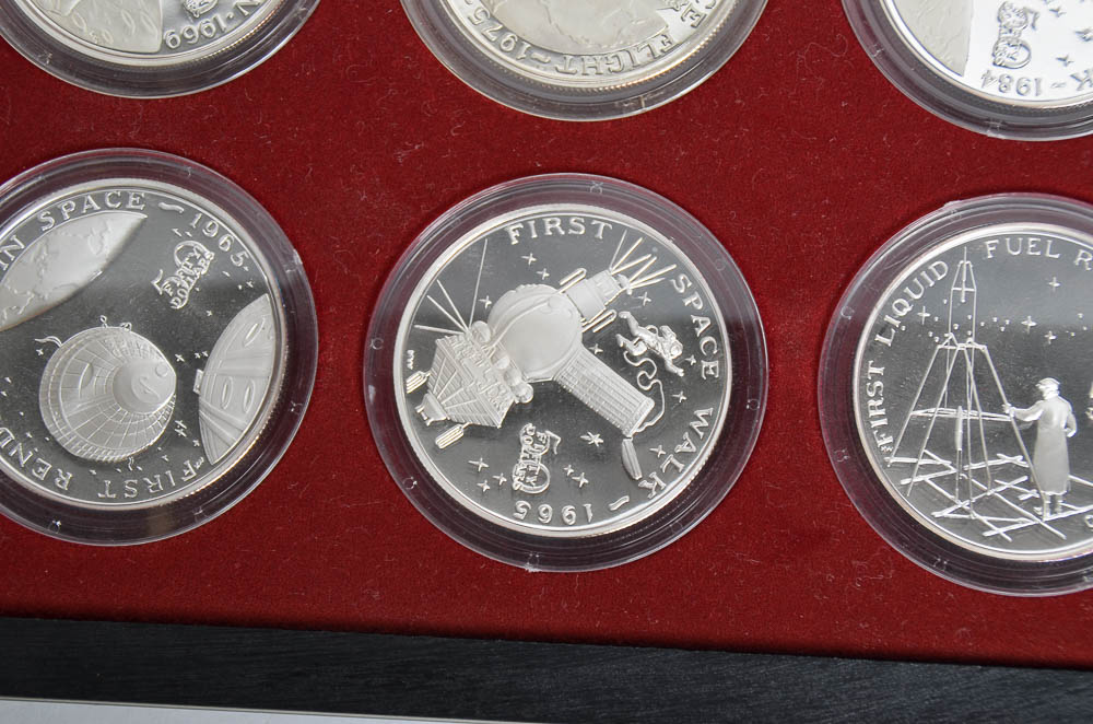 The Milestones of Space Exploration Coin Book and Coins | EBTH