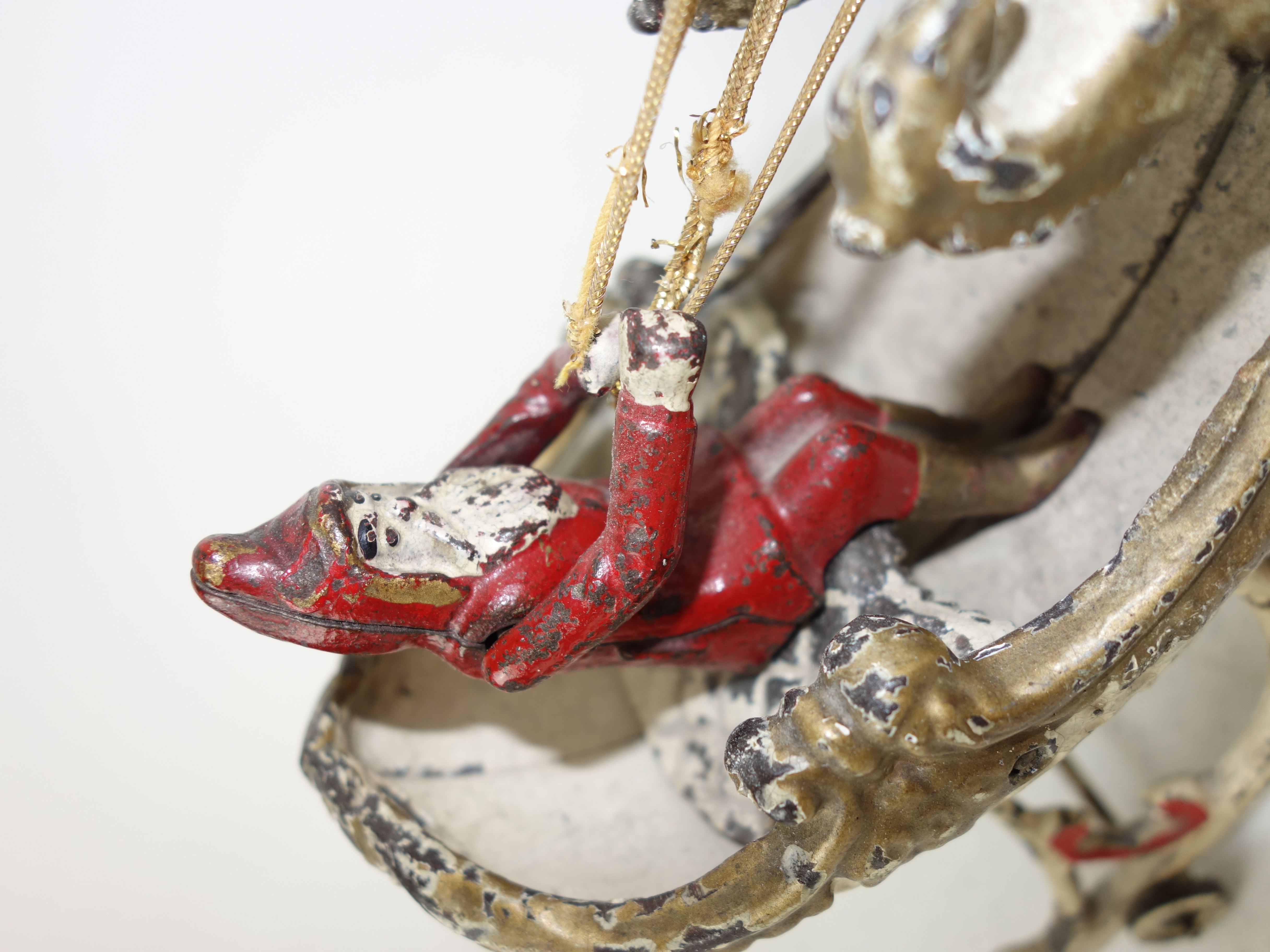 Antique Hubley Cast Iron Santa Claus, Sleigh and Reindeer | EBTH