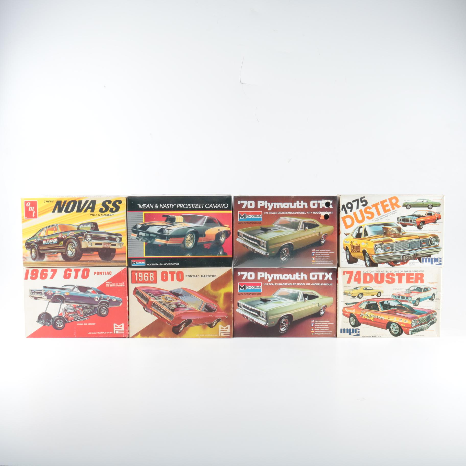 Collection of Muscle Car Model Kits | EBTH