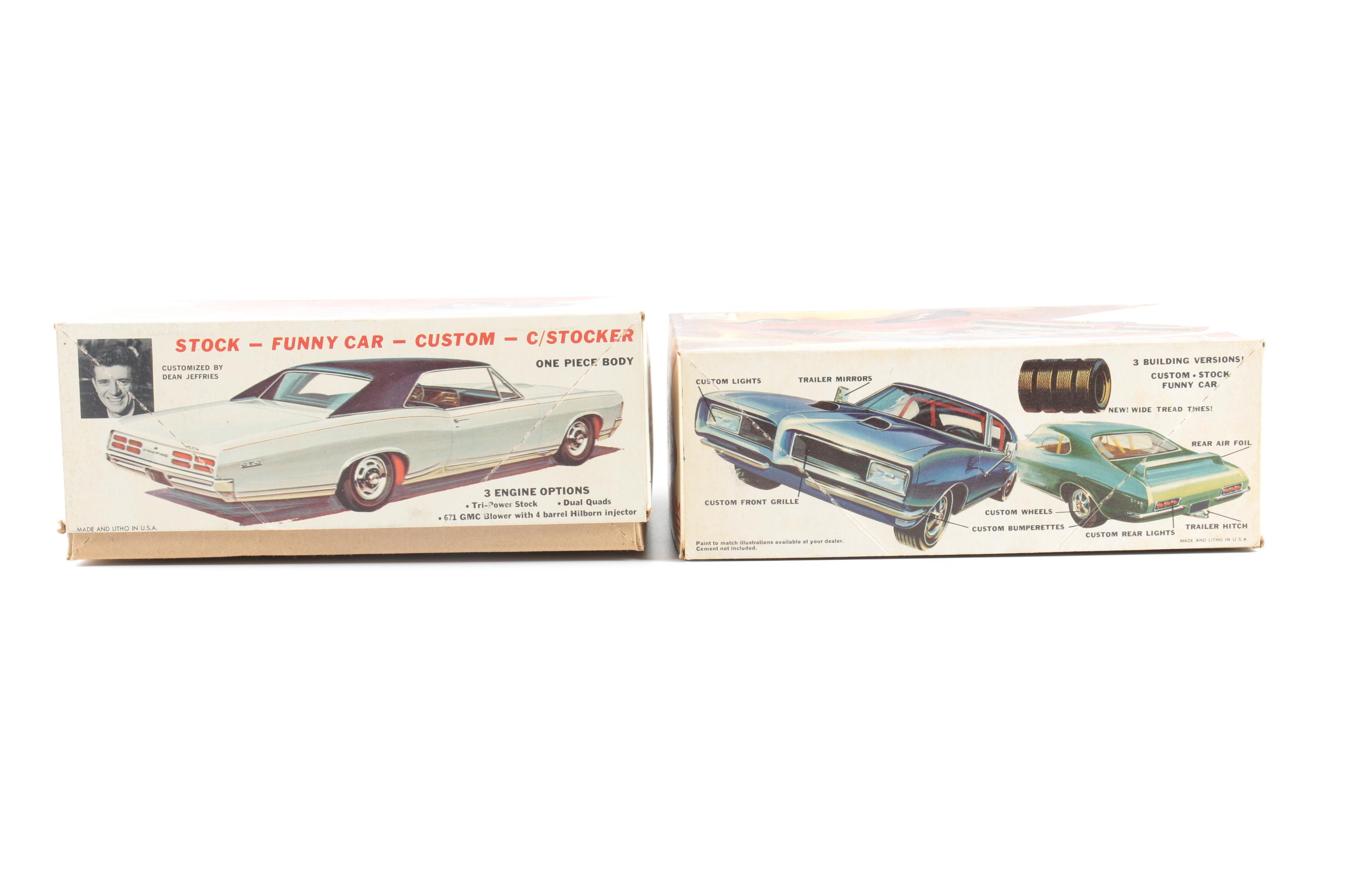 Collection of Muscle Car Model Kits | EBTH