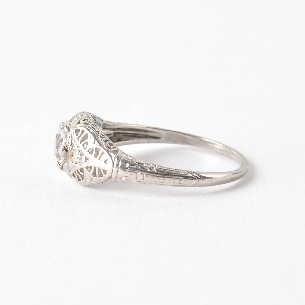 Platinum YAG and Diamond Ring | EBTH