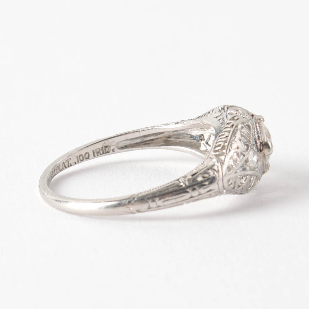 Platinum YAG and Diamond Ring | EBTH