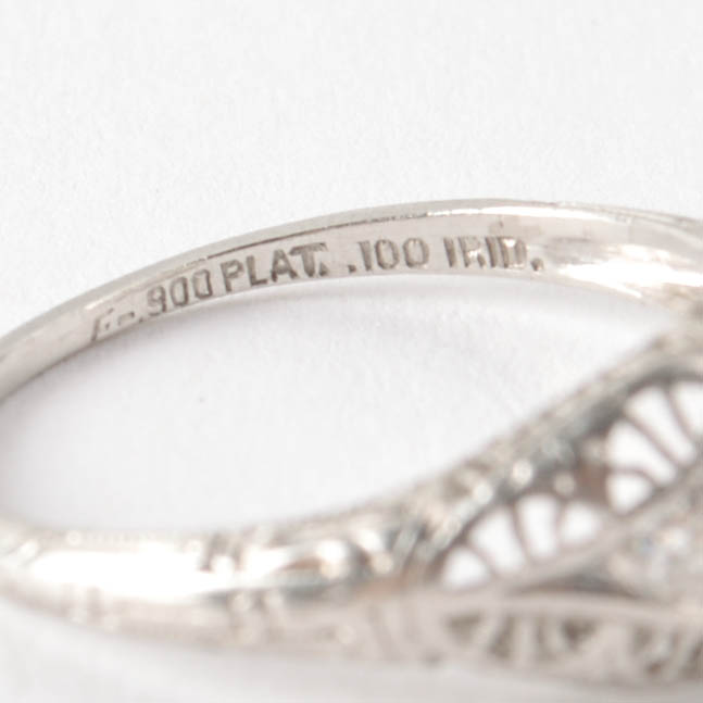 Platinum YAG and Diamond Ring | EBTH