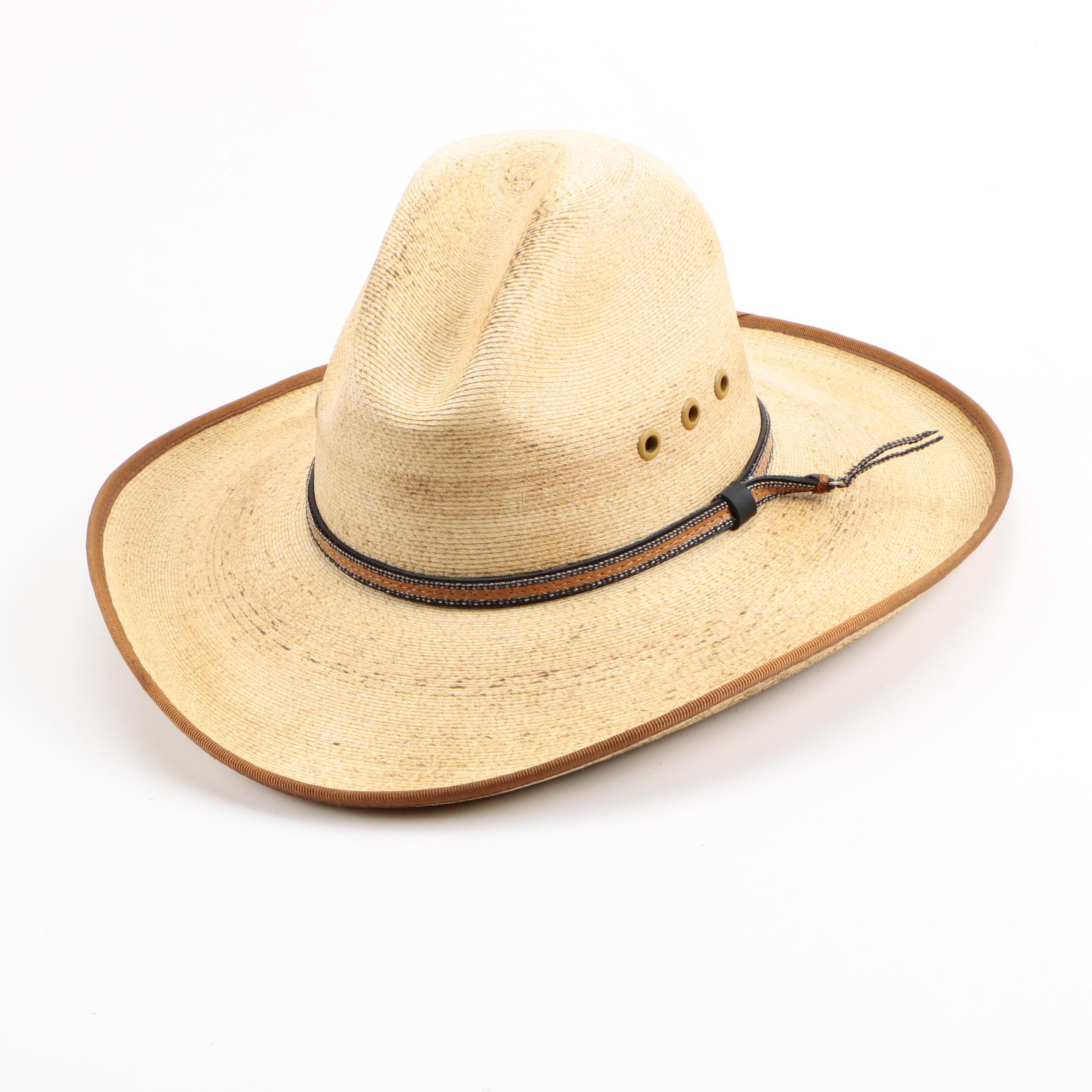 Double S Hat Collection Gus Fine Palm Hat | EBTH