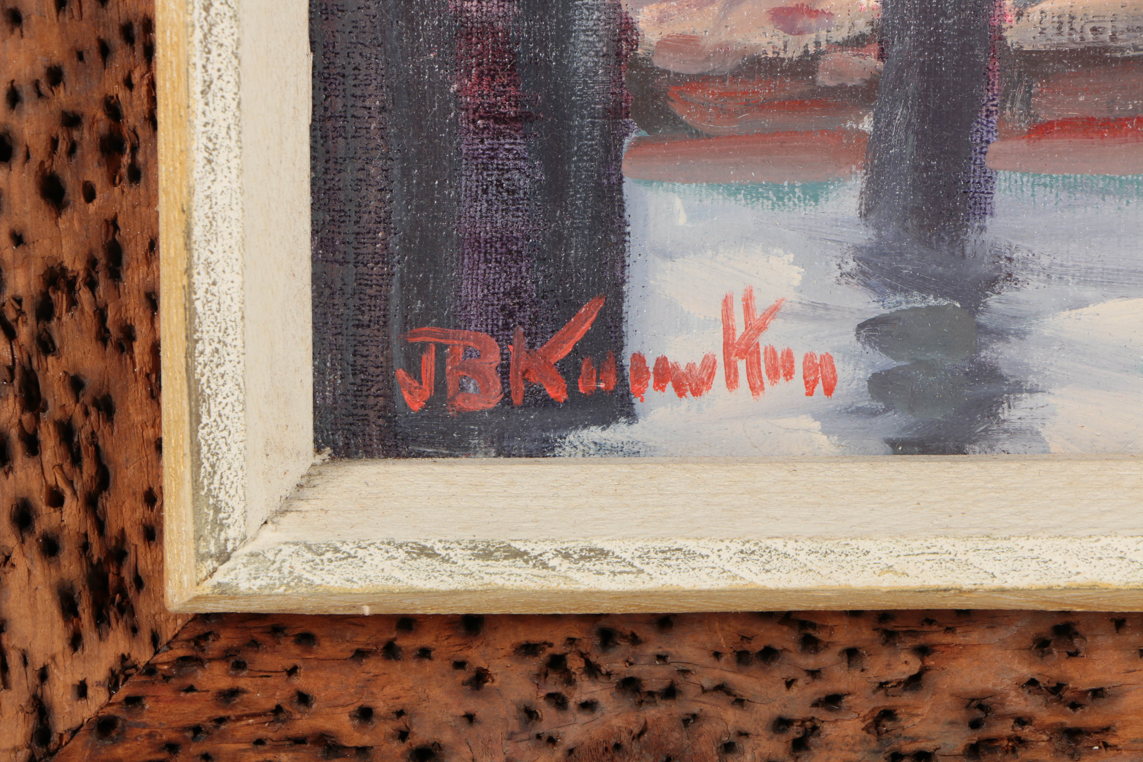 James B. Knowlton Oil Painting on Canvas "Iced In" | EBTH