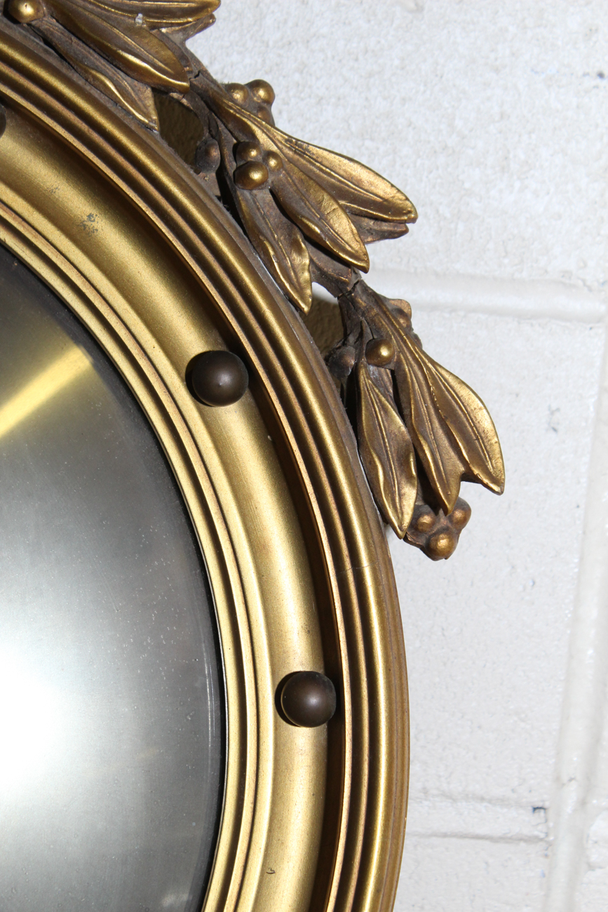 Antique Federal Style Convex Mirror | EBTH