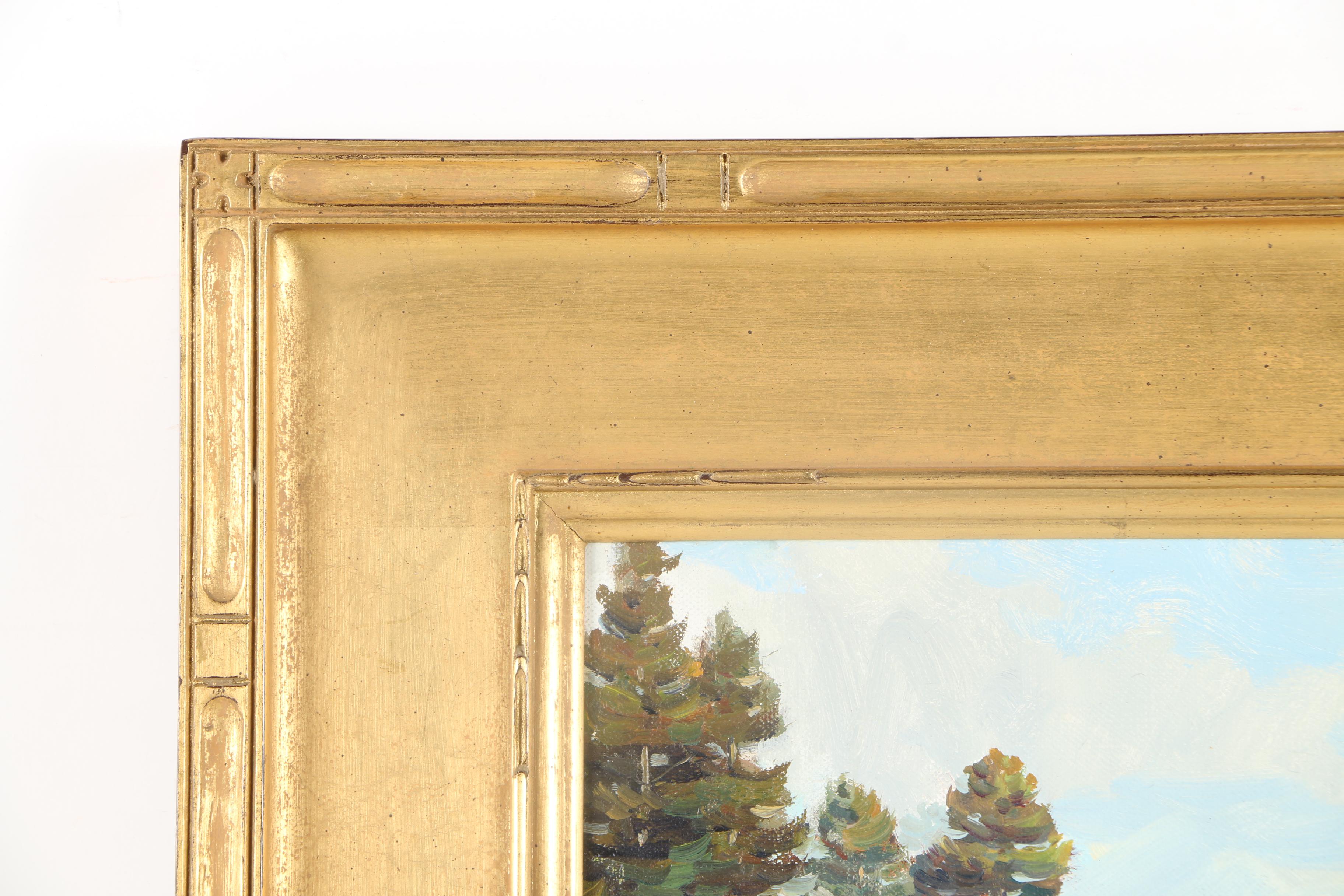 Stapleton Kearns Oil Painting on Canvas of Shore Scene | EBTH