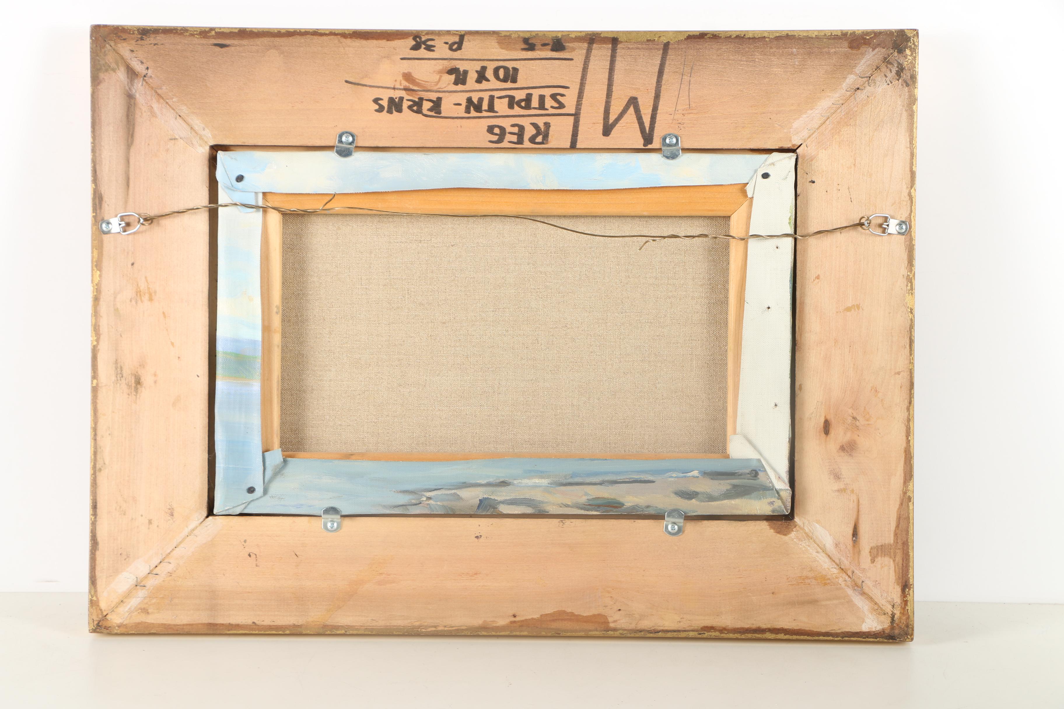 Stapleton Kearns Oil Painting on Canvas of Shore Scene | EBTH