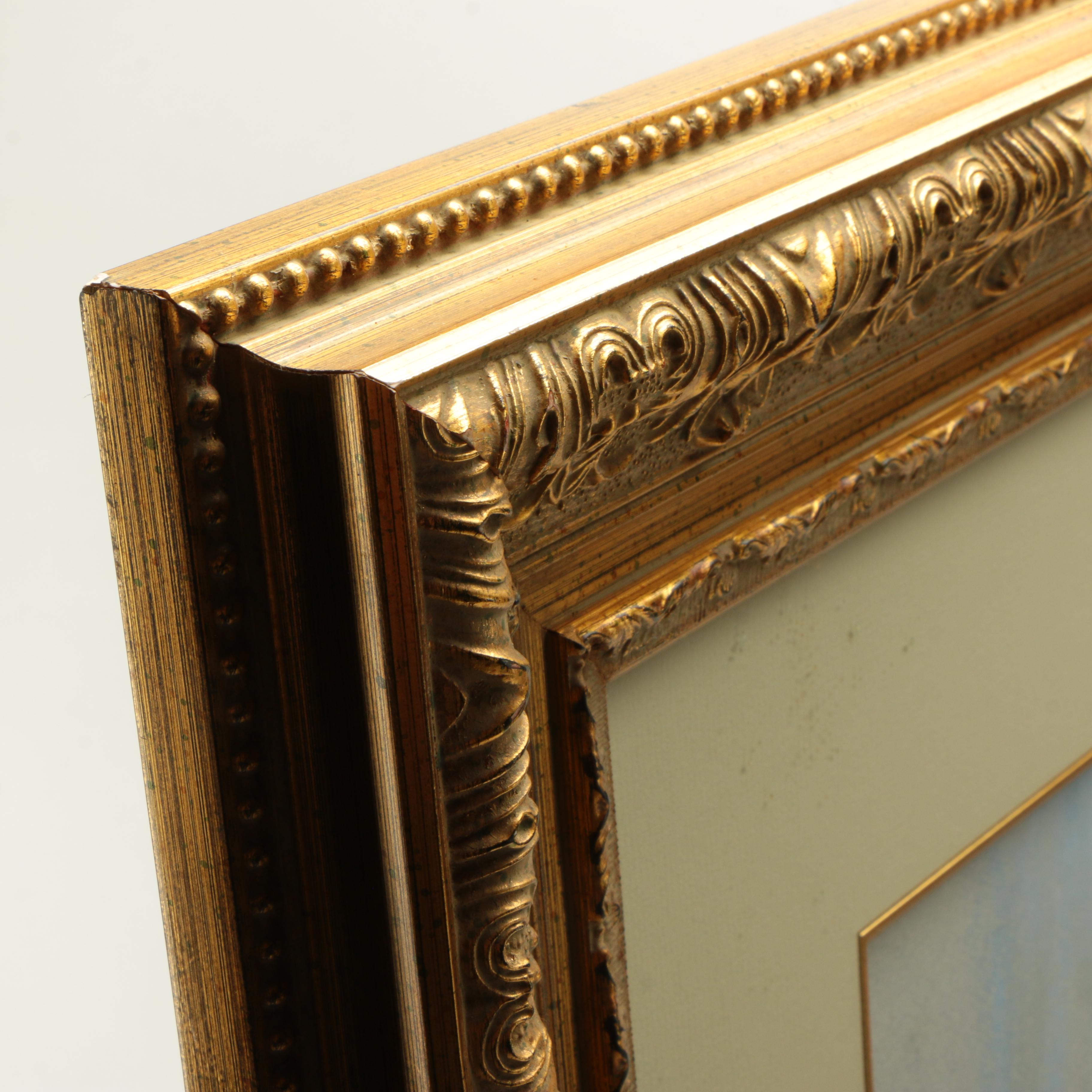 Kate Fetterolf Pastel Drawing of Female Nude | EBTH