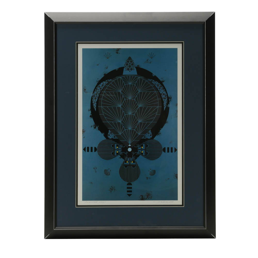 Signed Offset Lithograph after Charley Harper's "Poached Eggs" | EBTH