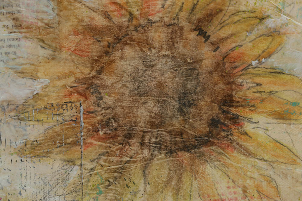 Original Mixed Media Painting on Canvas "Summer Sun" | EBTH